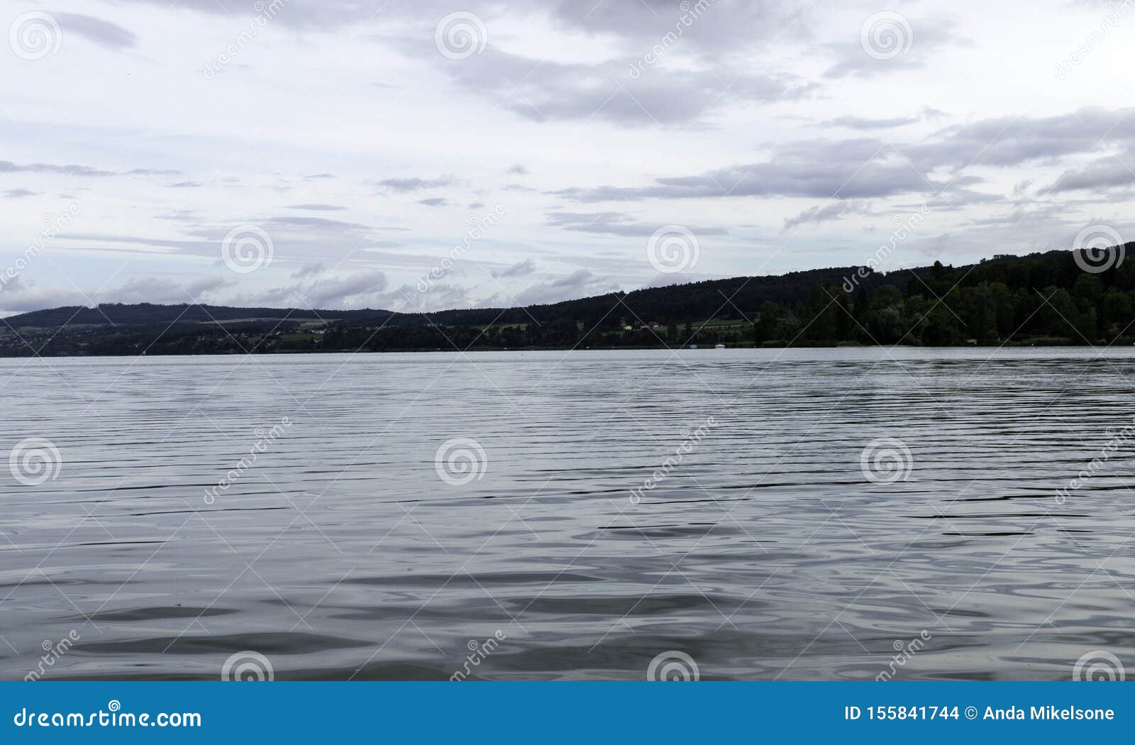 A simple lake view stock photo. Image of morning, summer - 155841744