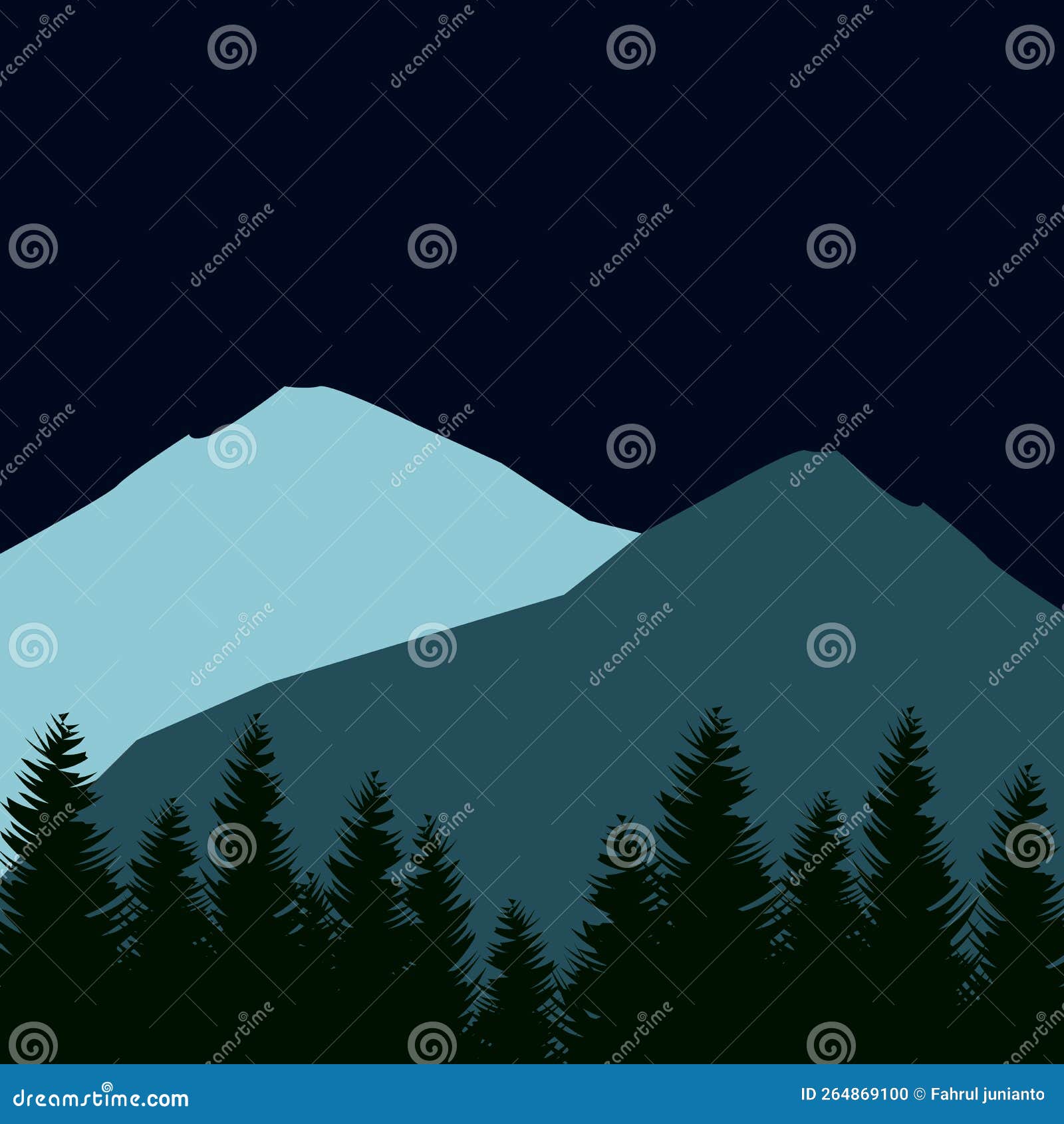 Simple Landscape Background Images Vector Illustration Stock ...