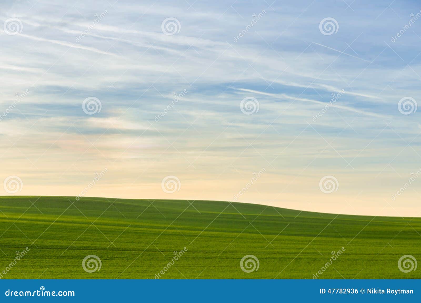 Simple landscape with sky stock photo. Image of horizon - 47782936