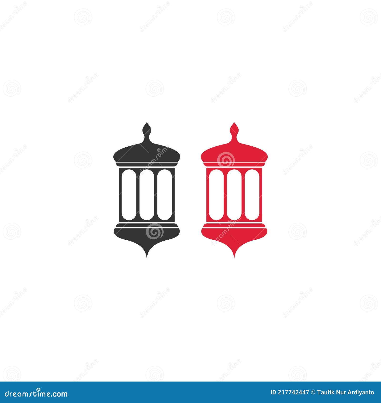 Simple Lantern Icon Logo Design Vector Template Illustration Stock ...