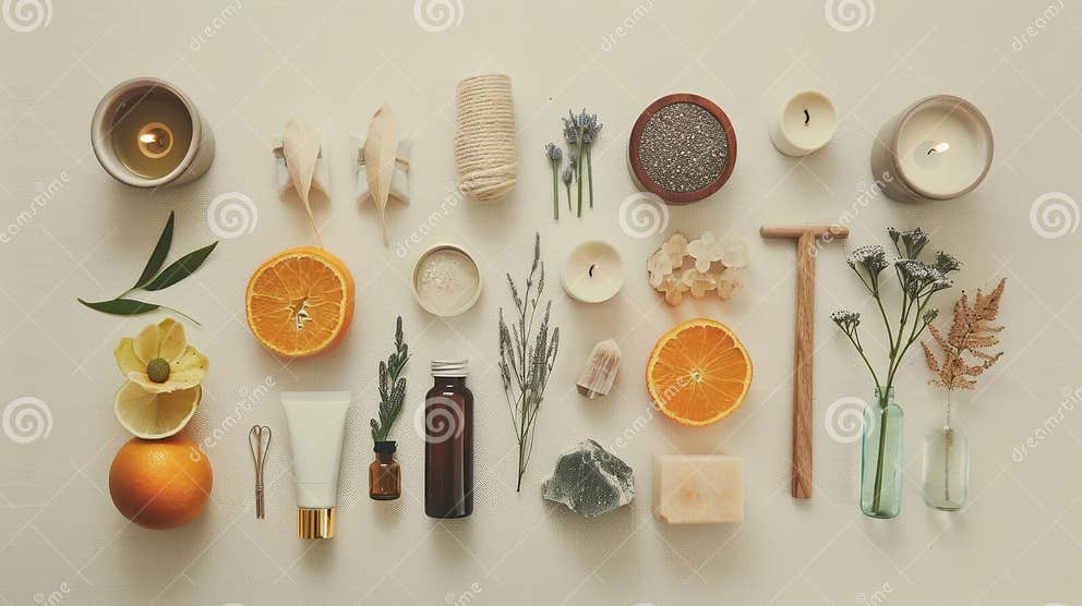 Basic Design of Holistic Wellness Tools Stock Illustration ...