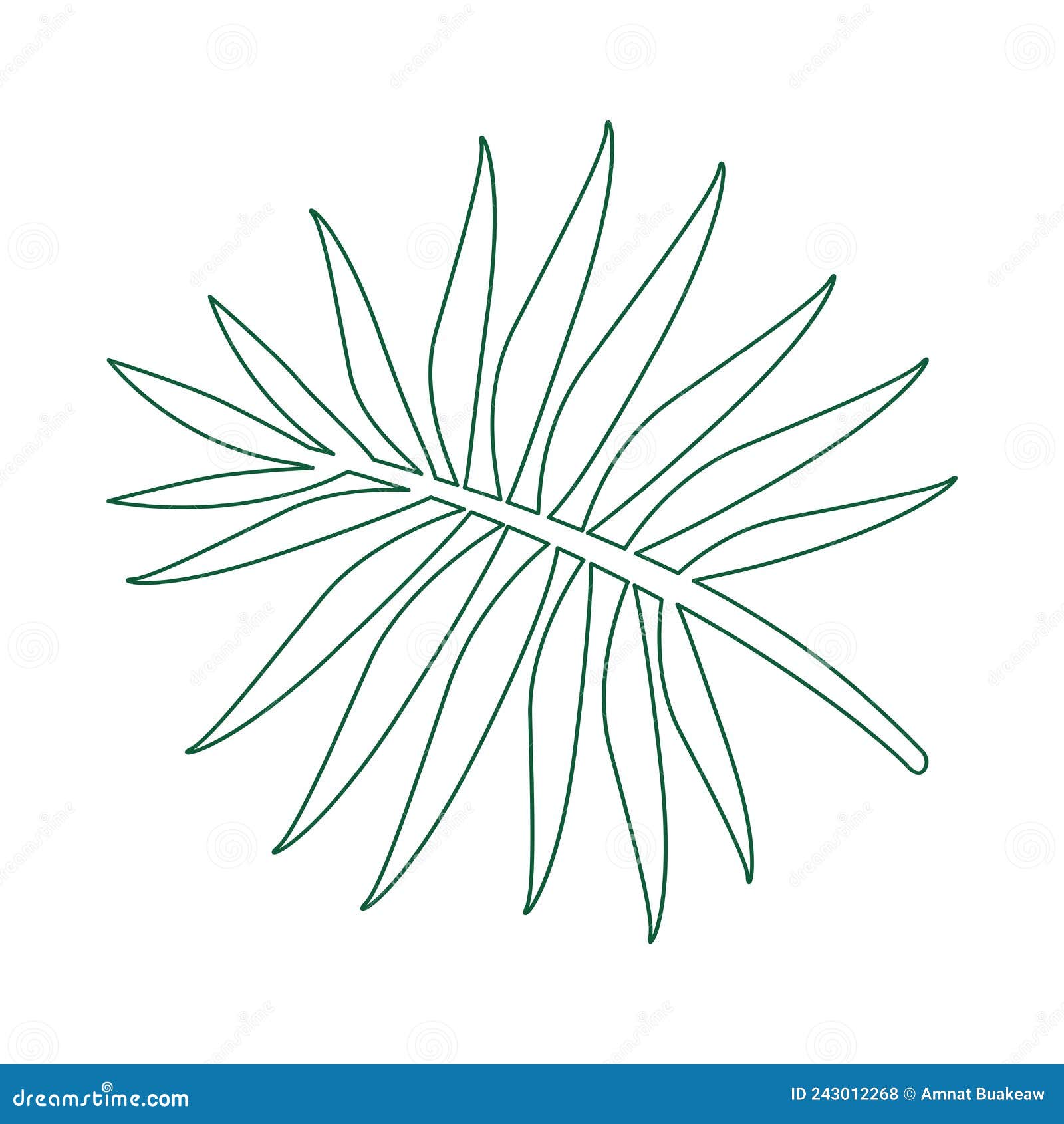 Leaf, Simple Leaves Outline, Leaf Graphic Line Stock Vector ...