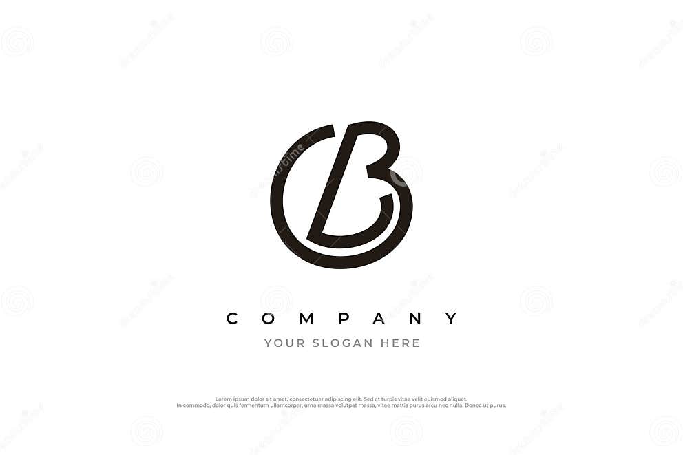 Simple Letter B Logo Design Stock Vector - Illustration of simple ...