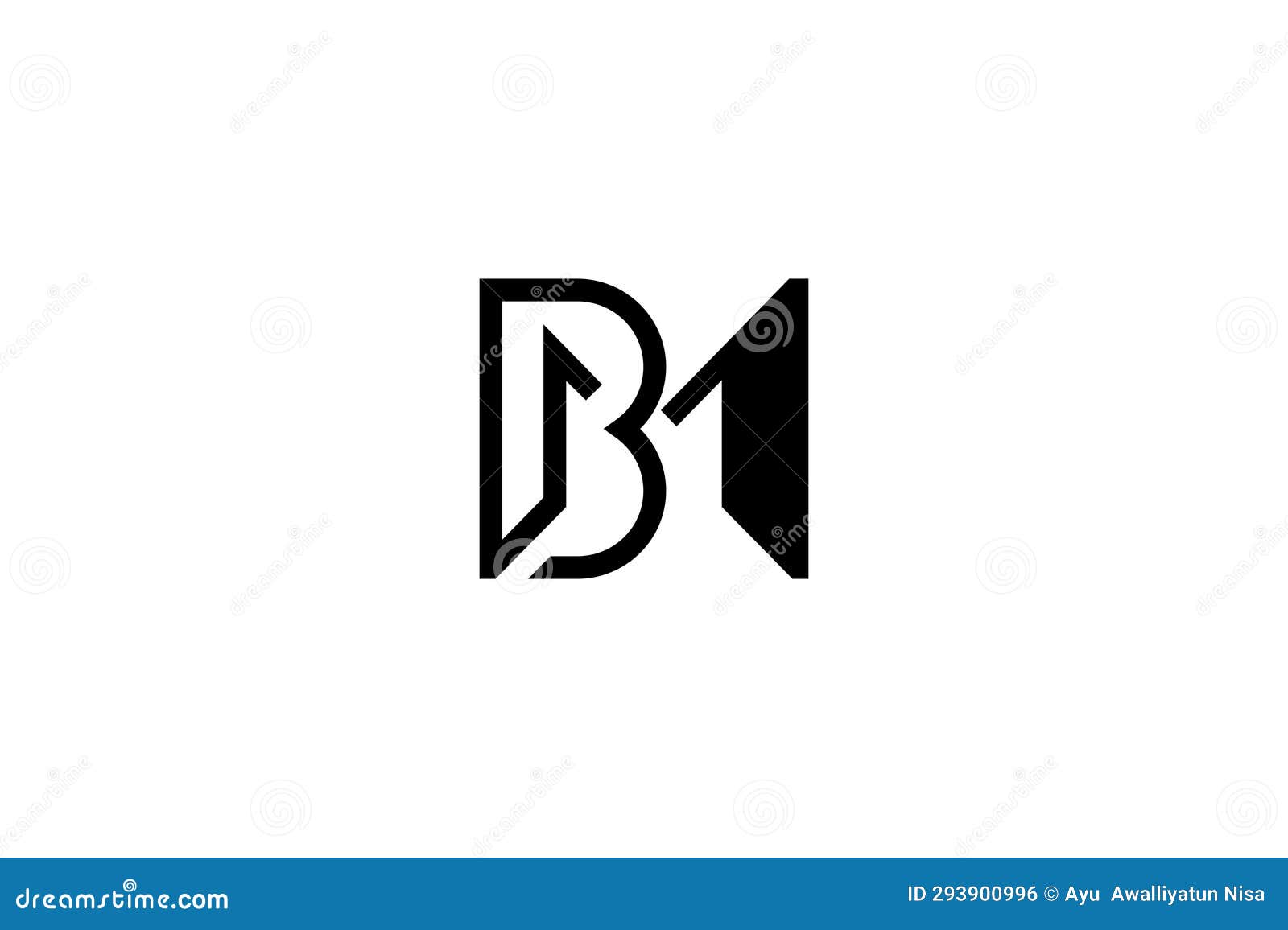 Letter BM Logo Design Vector Stock Vector - Illustration of abstract ...
