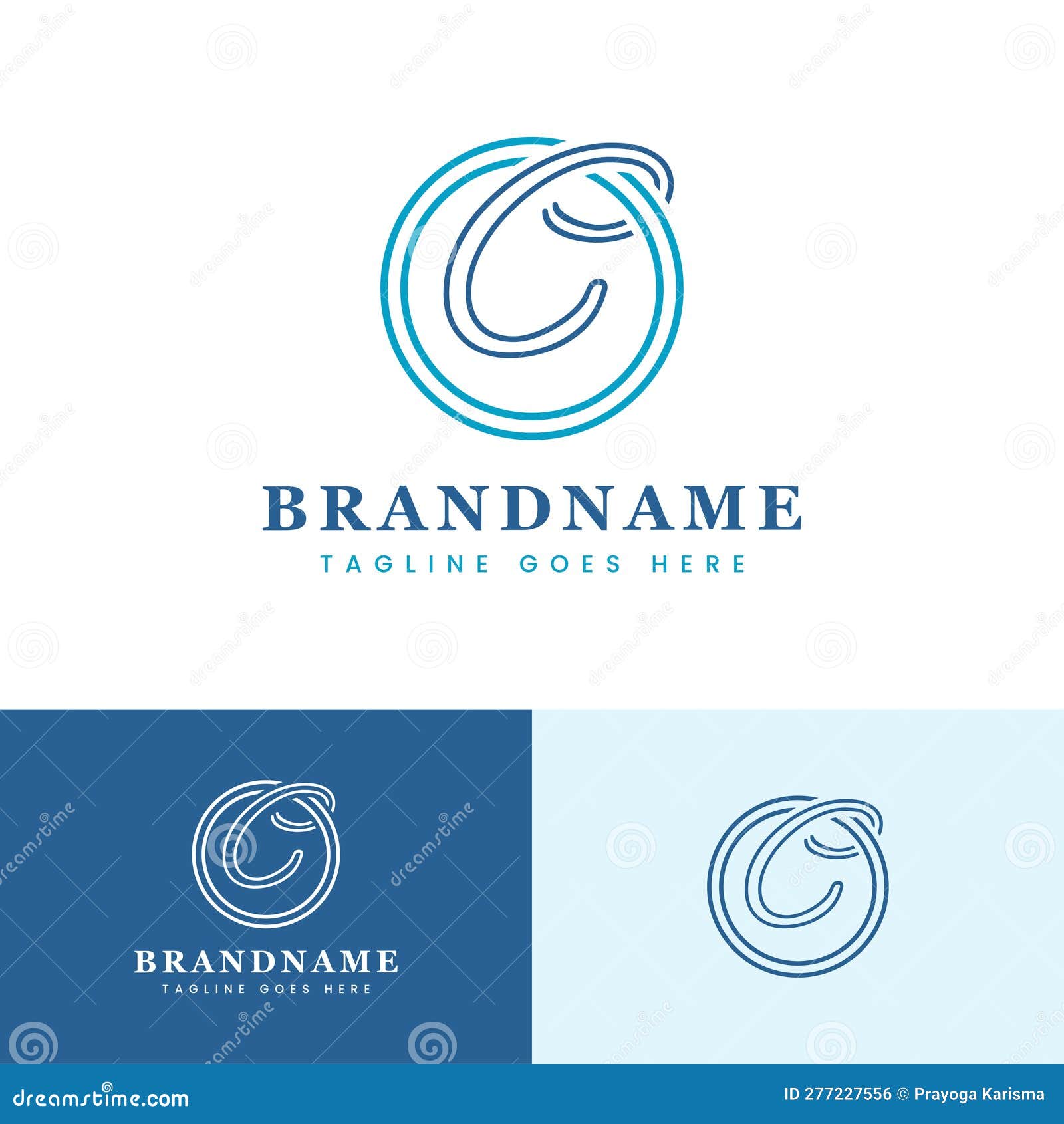 Simple Letter C with Circle Logo, Suitable for Any Modern Business with ...