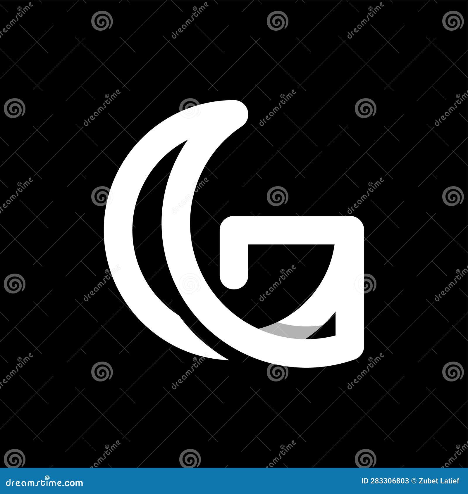 Letter G Simple Line Creative Logo Design Template Stock Vector ...