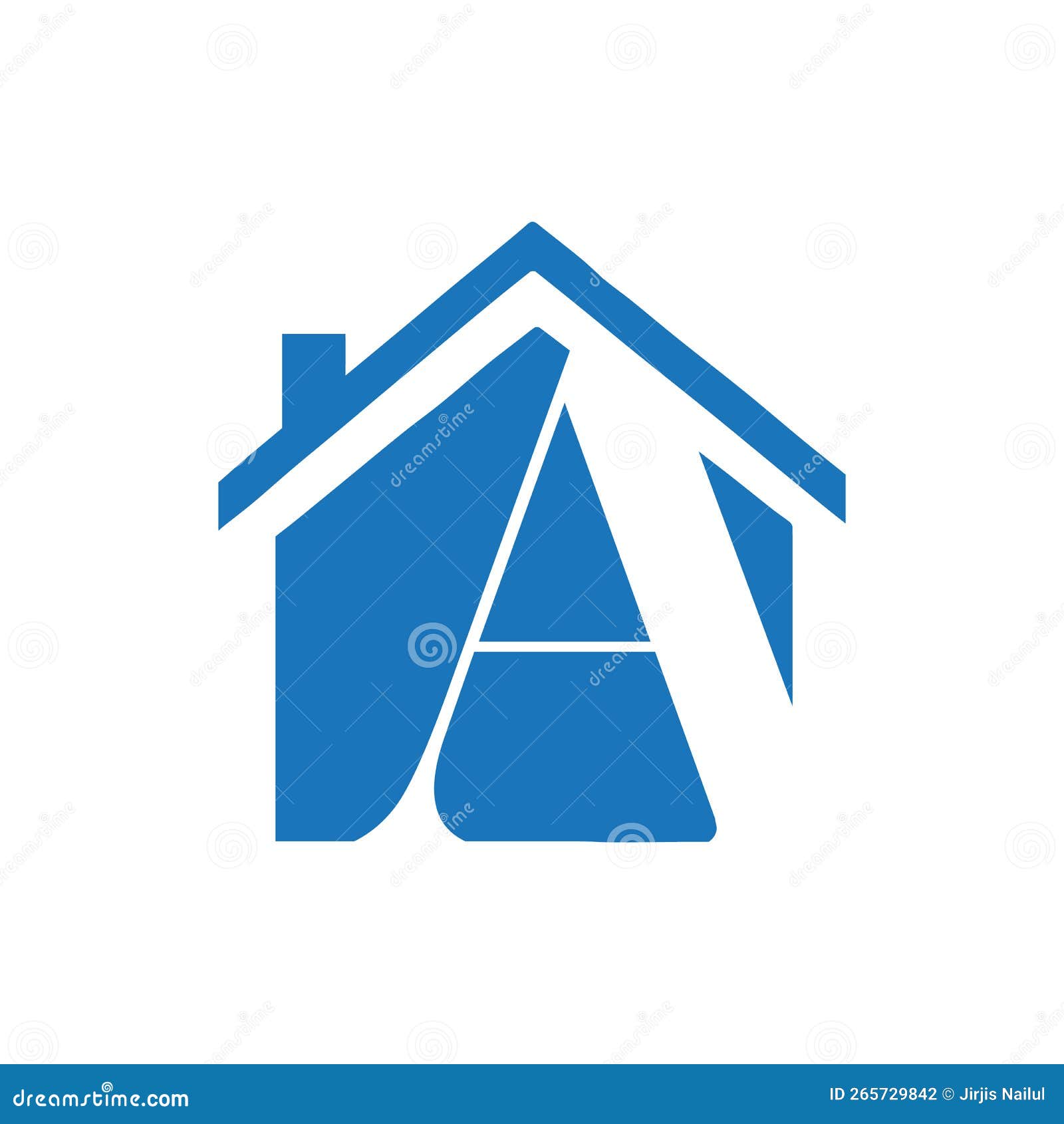 Simple Letter a House Home Logo Vector Design Concept Illustration ...