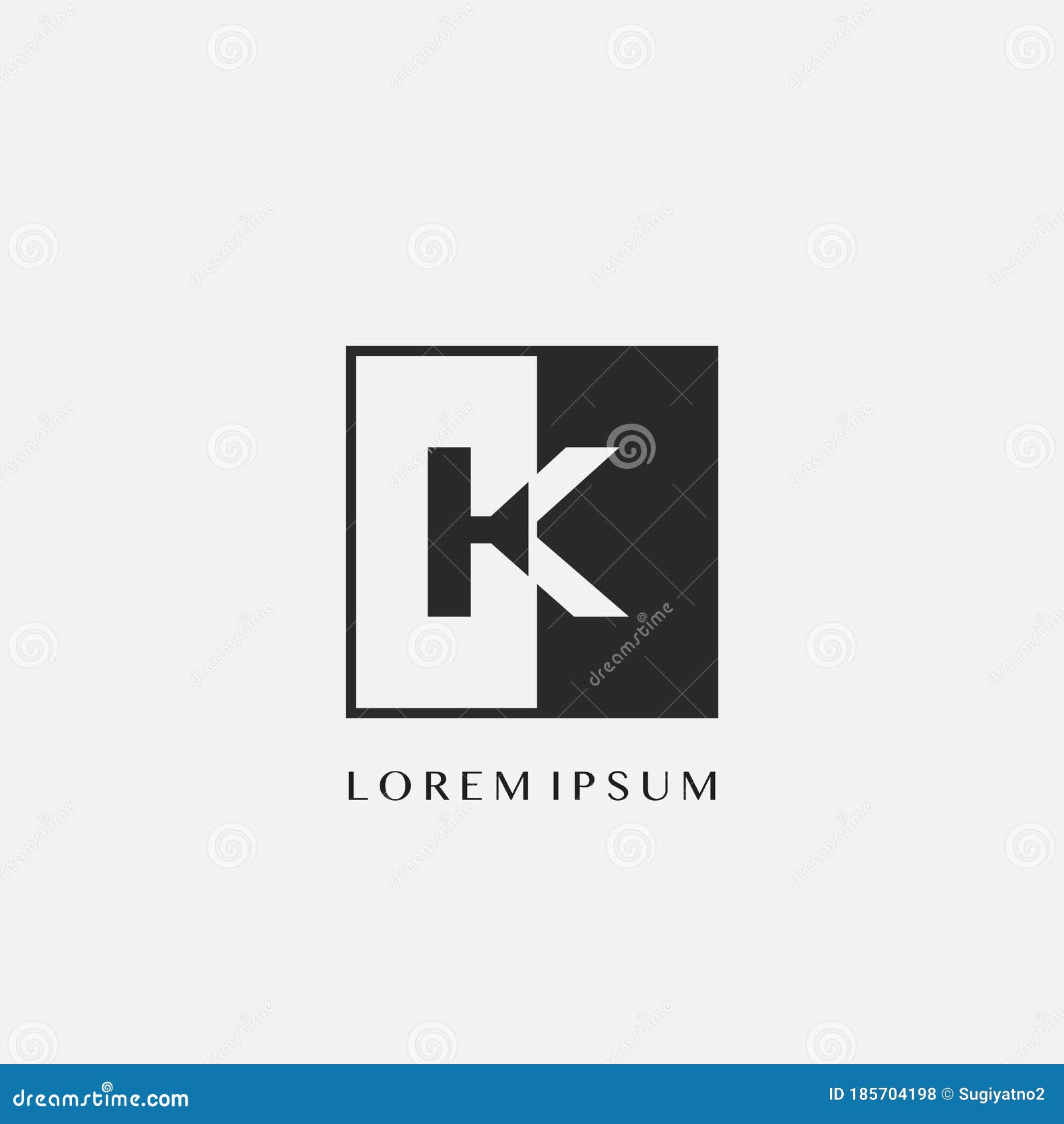 Simple Letter J Square Polygon Geometric Logo Stock Vector ...