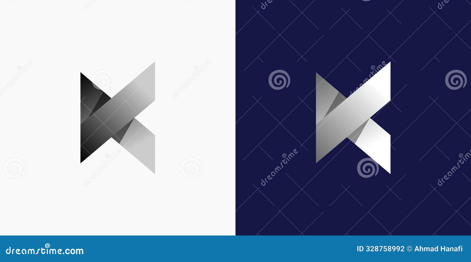 Simple Letter K Logo Design. Stock Illustration - Illustration of mark ...