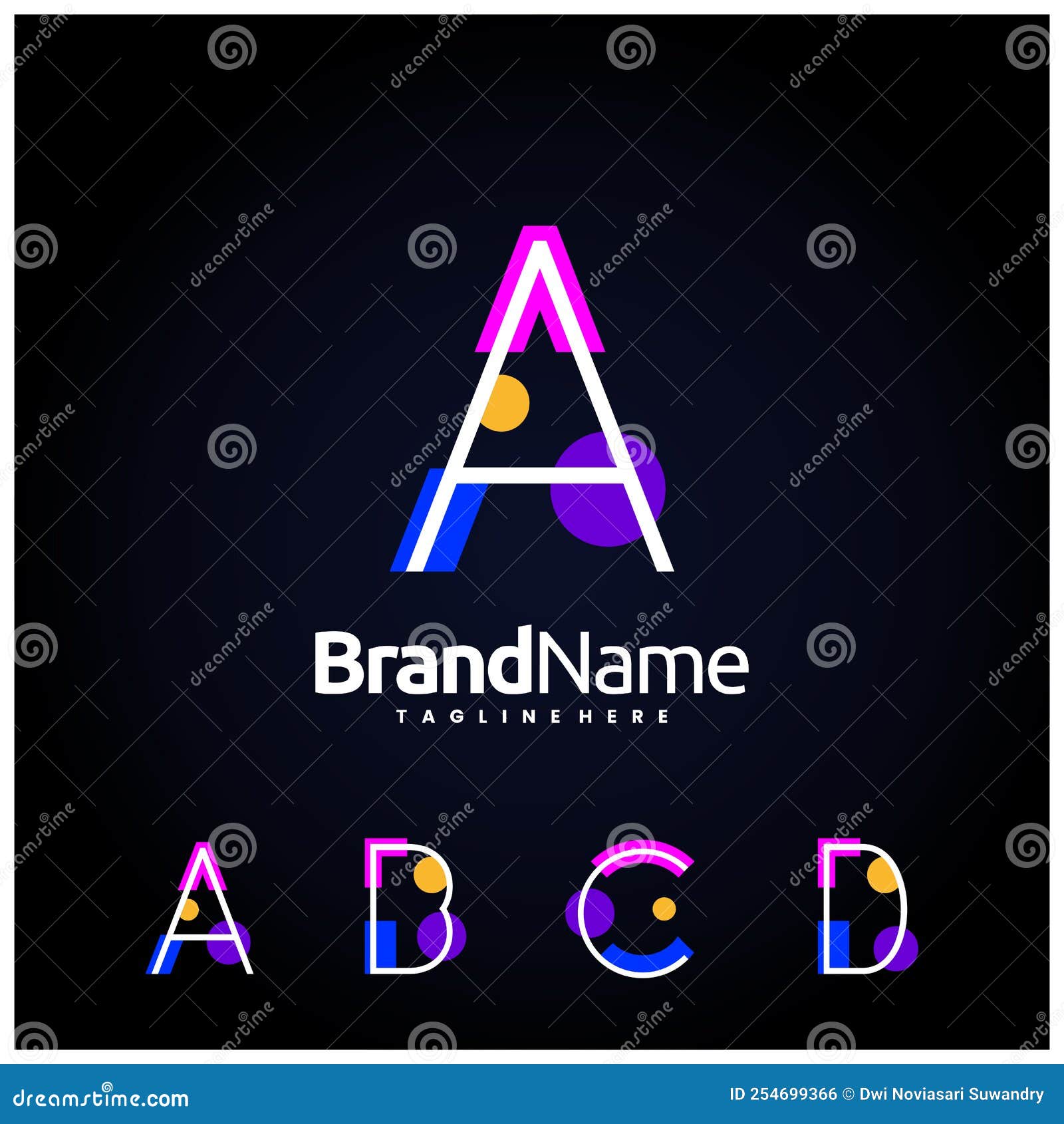 Set a good logo letter stock vector. Illustration of minimal - 254699366