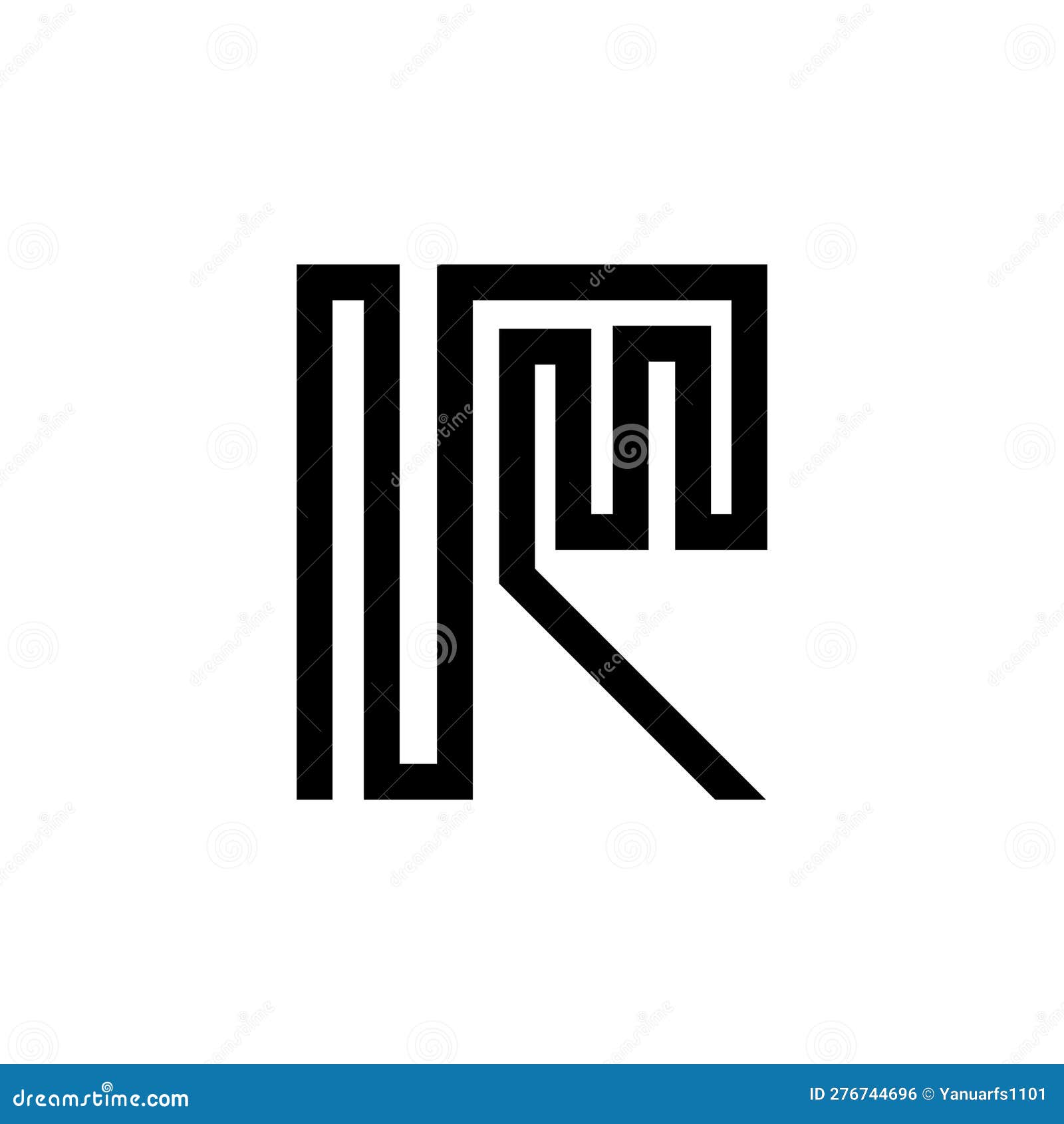 Simple Letter R Logo Design Template Stock Vector - Illustration of ...