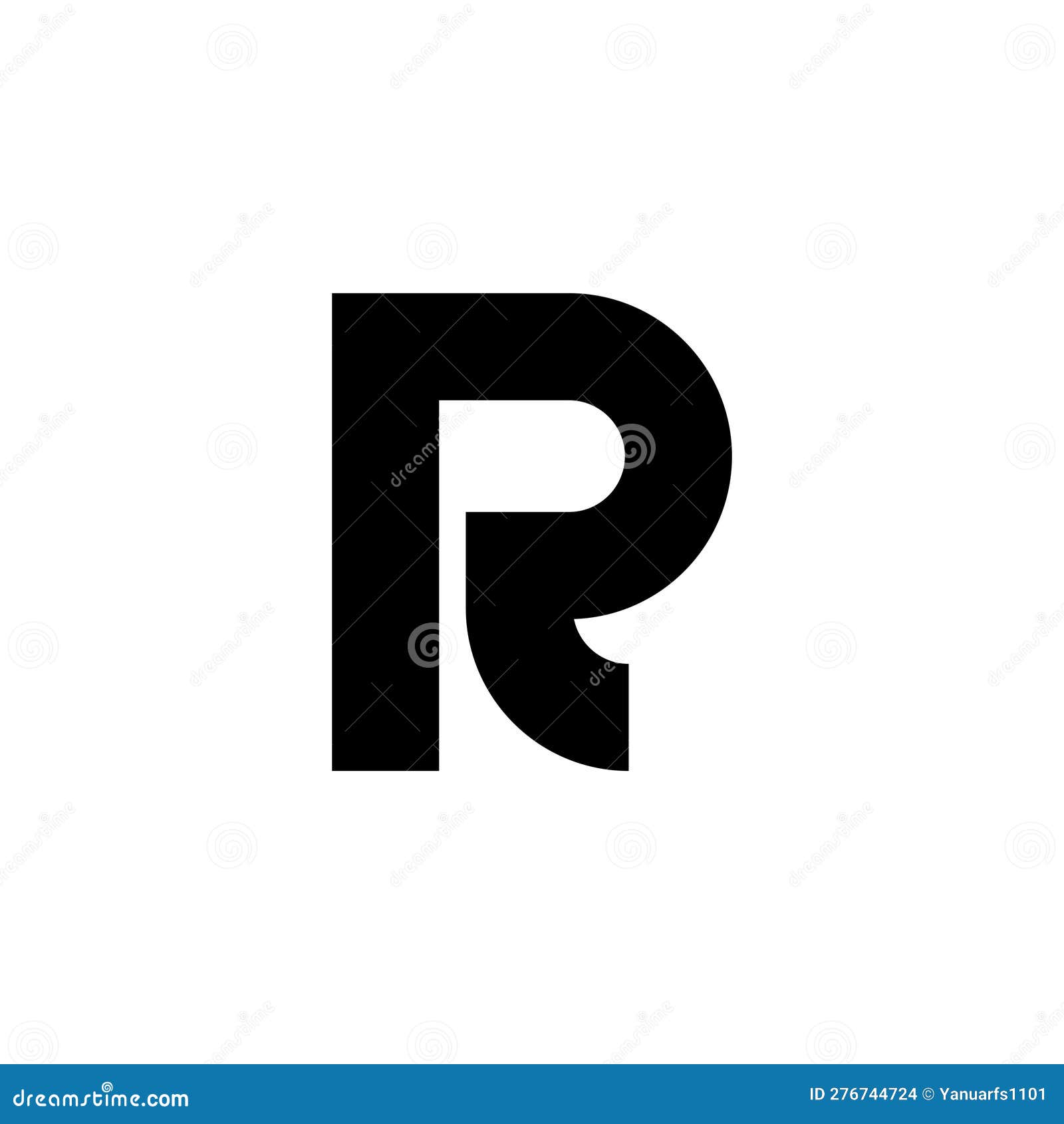 Simple Letter R Logo Design Template Stock Vector - Illustration of ...