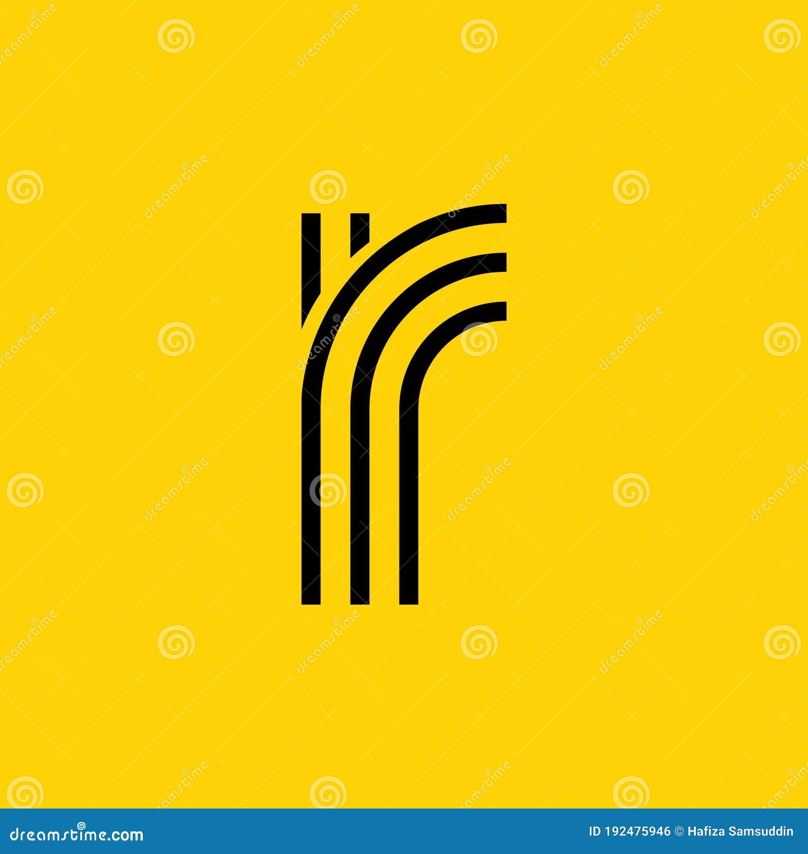 Simple Letter R. Vector Illustration Decorative Design Stock Vector ...