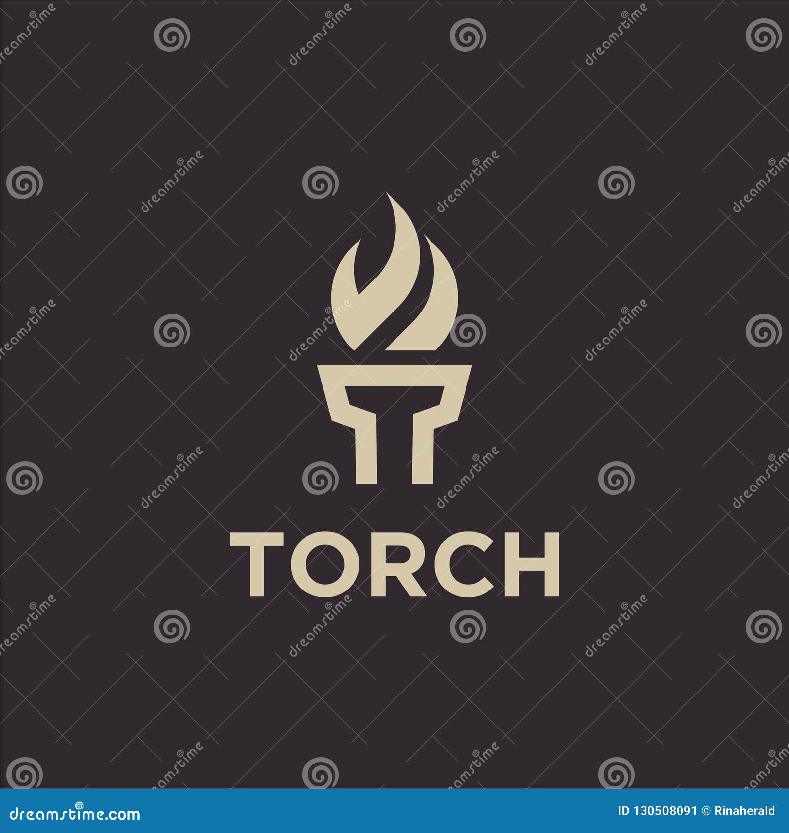 Simple Letter Stack Abstract Shield Torch Black Outline Line Set ...