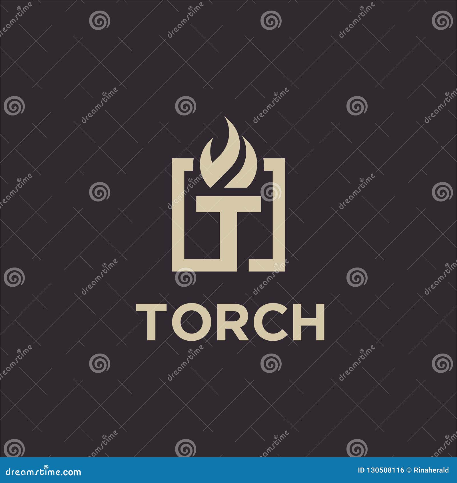 Simple Letter Stack Abstract Shield Torch Black Outline Line Set ...