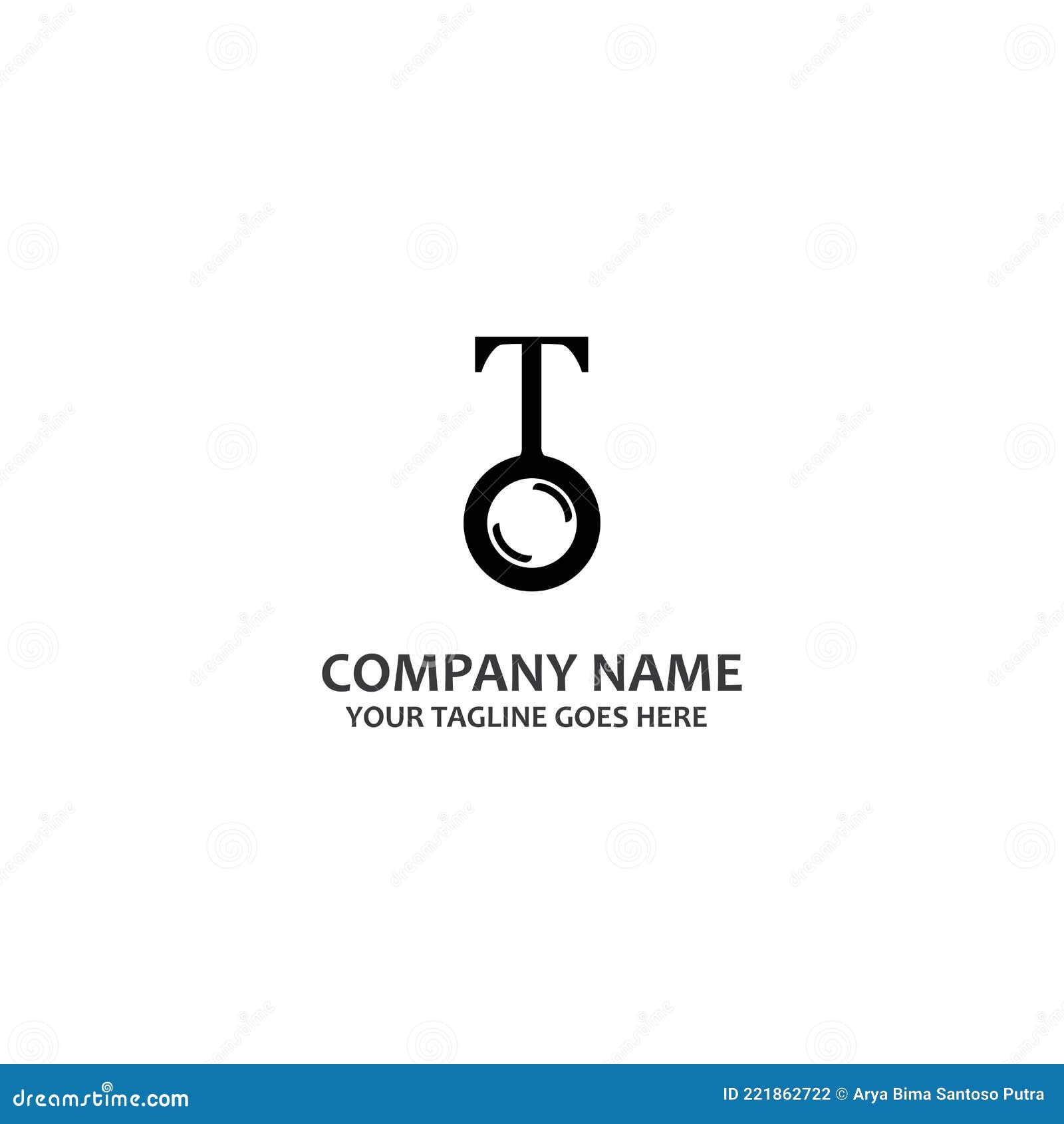 Simple Letter T Vector Logo Stock Vector - Illustration of business ...