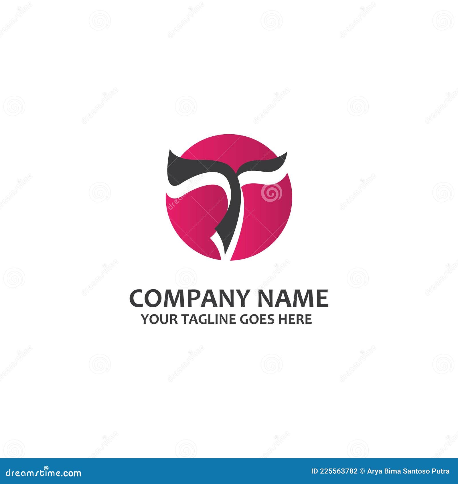 Simple Letter T Vector Logo Stock Illustration - Illustration of ...