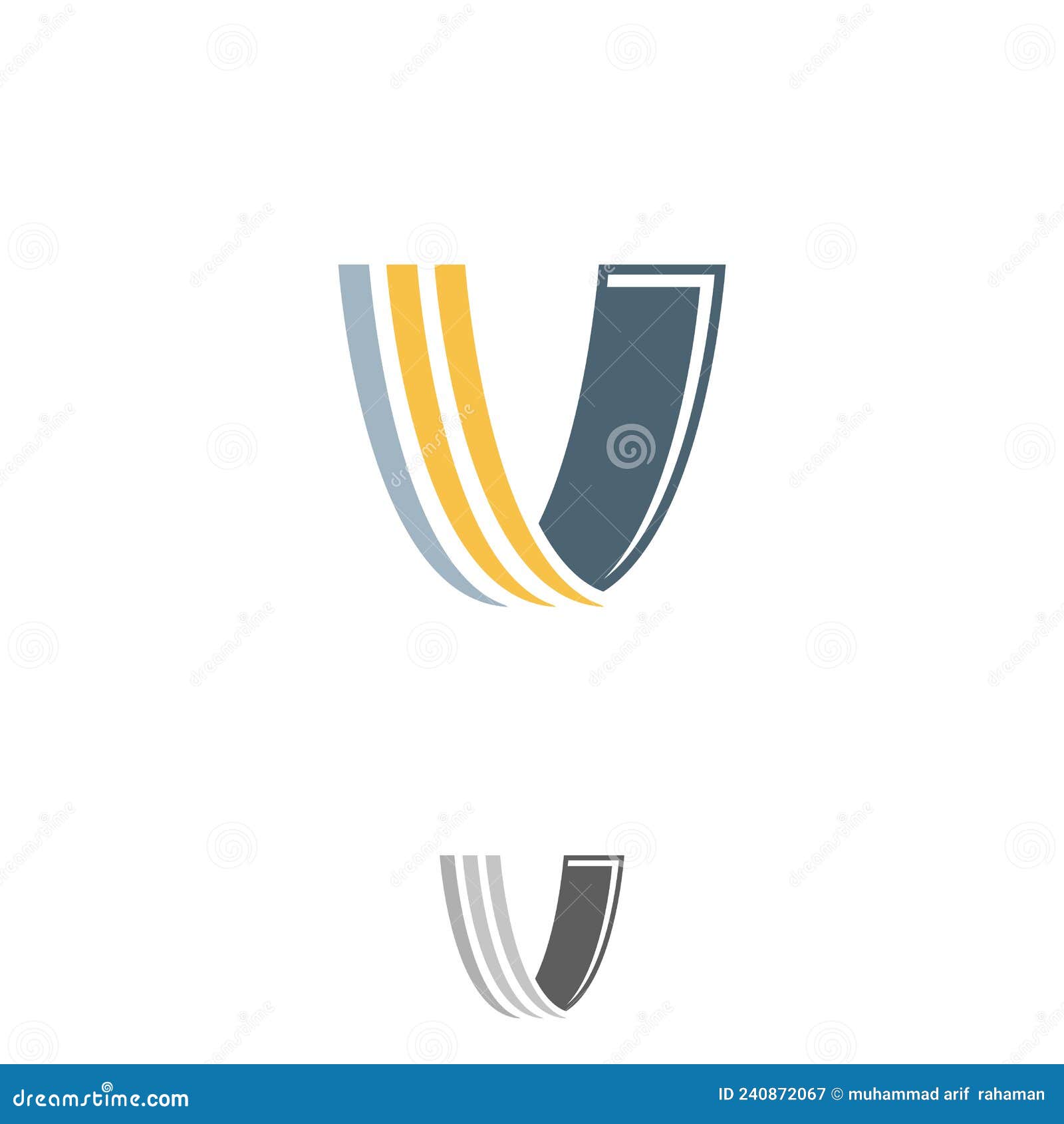 Simple Letter V Logo Icon Design Template Stock Vector - Illustration ...