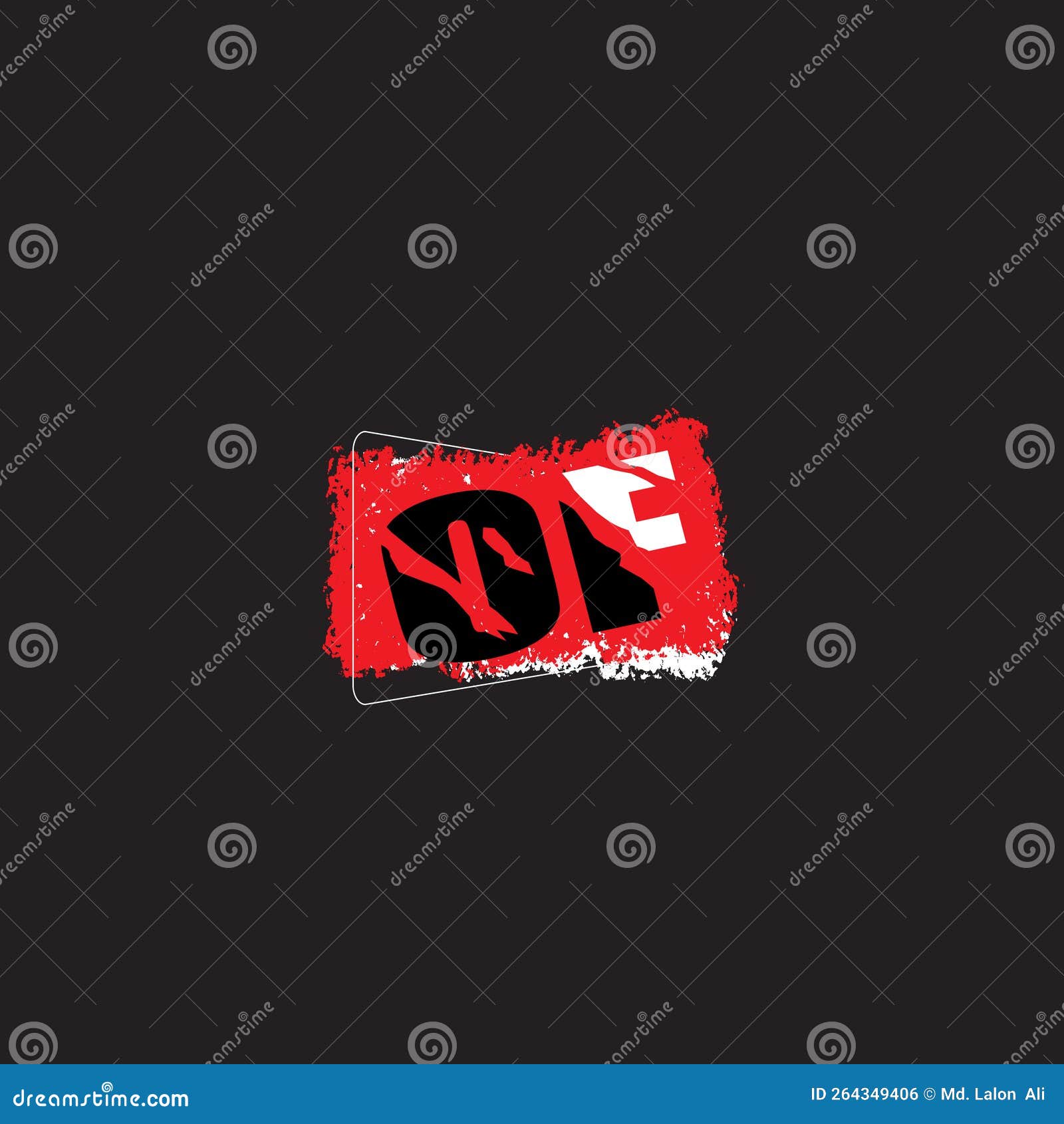 Of Text Logo Design stock vector. Illustration of font - 264349406