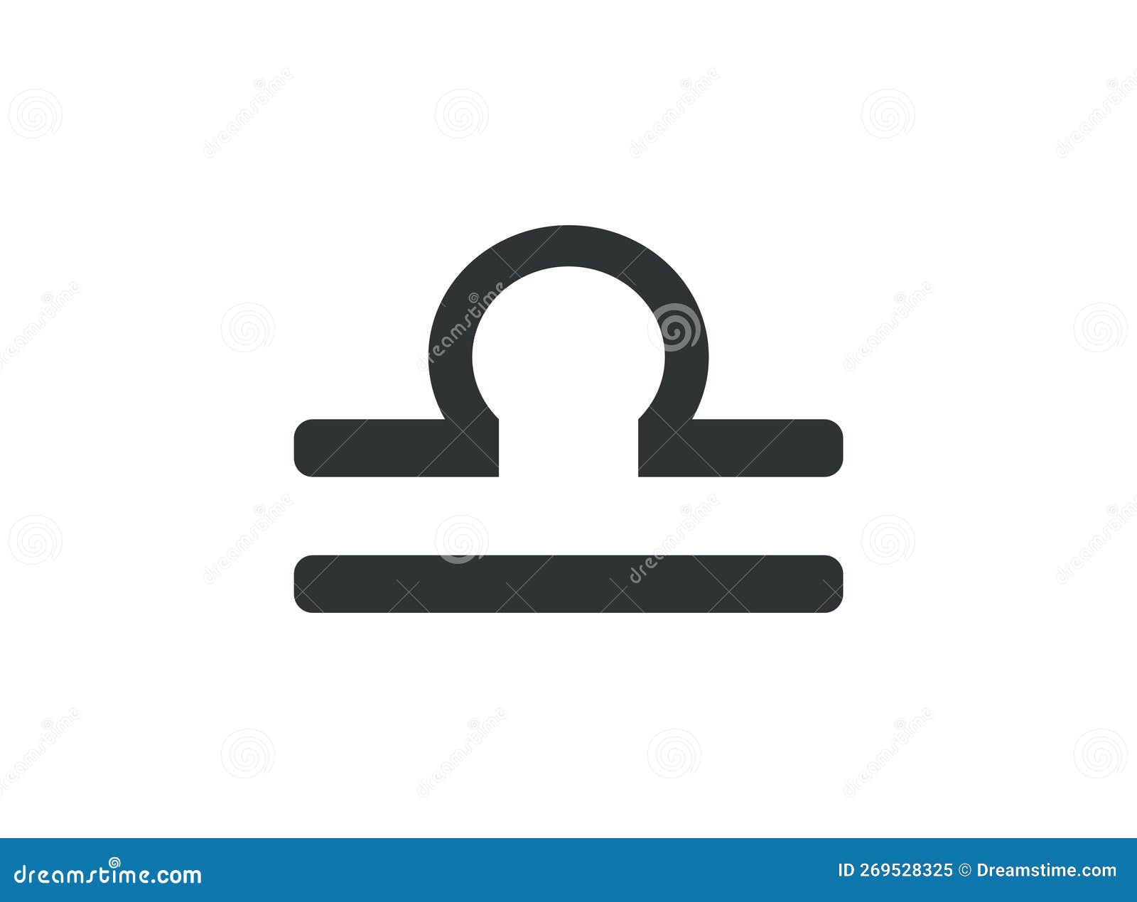 Simple Libra Astrological Sign. Concept of Astrology Stock Vector ...