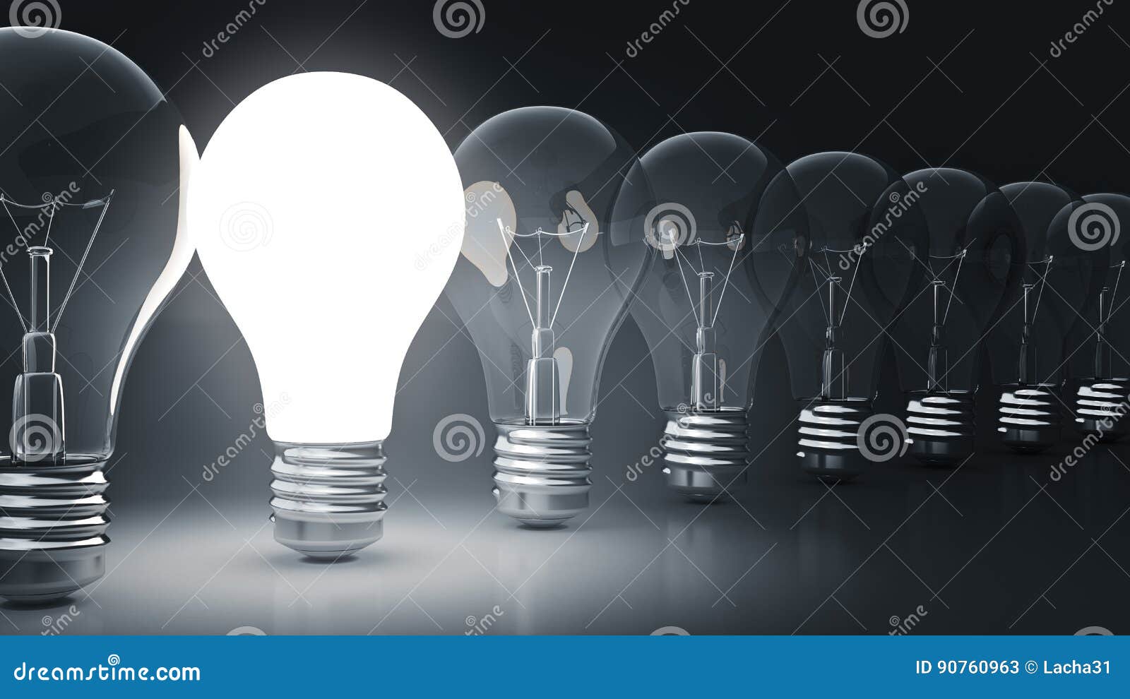Simple light bulbs. stock illustration. Illustration of illumination ...