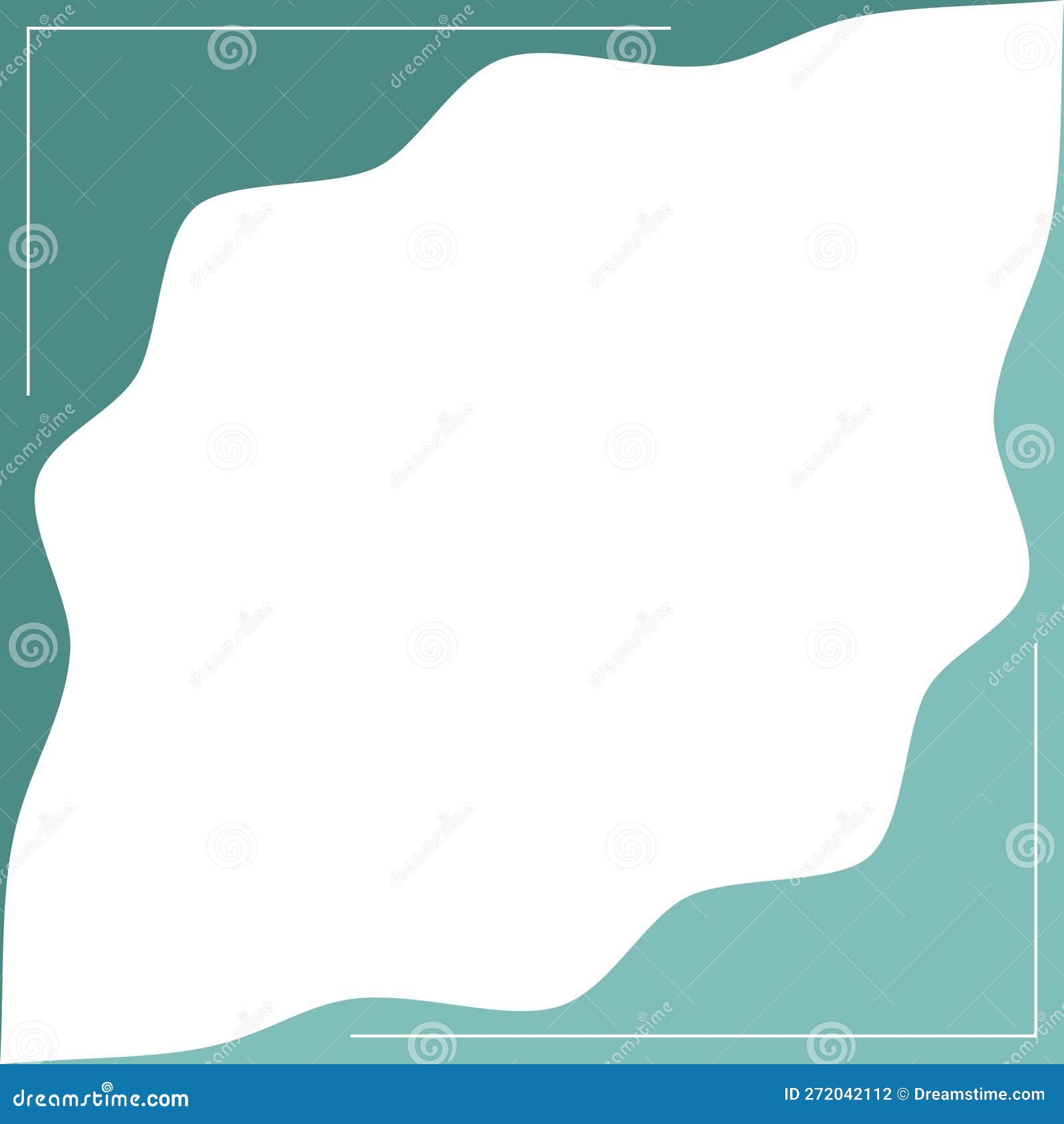 Simple Light Green Pattern Background. Frame or Border with Empty Space ...