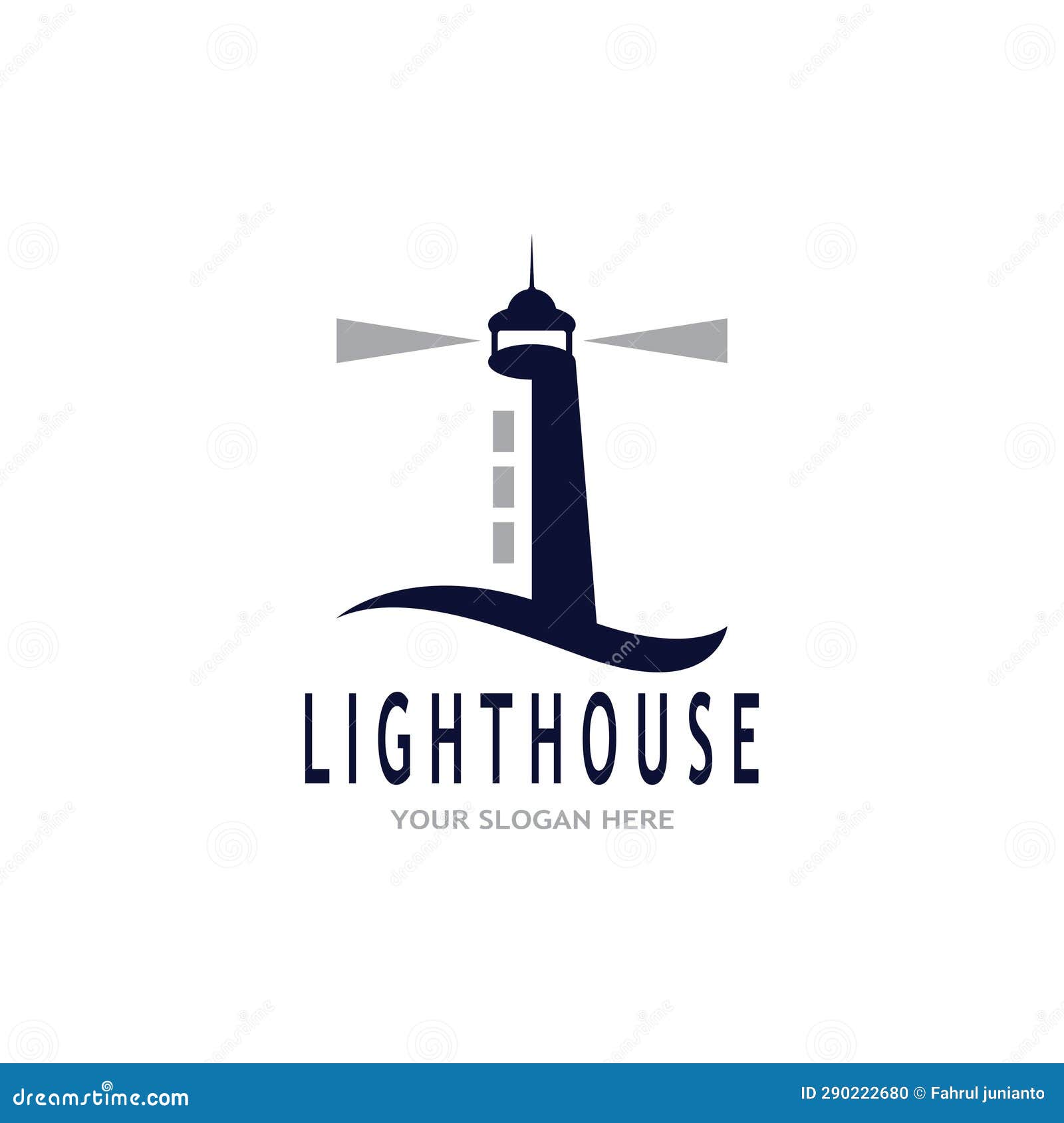 Simple Lighthouse Icon Sign Logo Stock Vector - Illustration of beacon ...