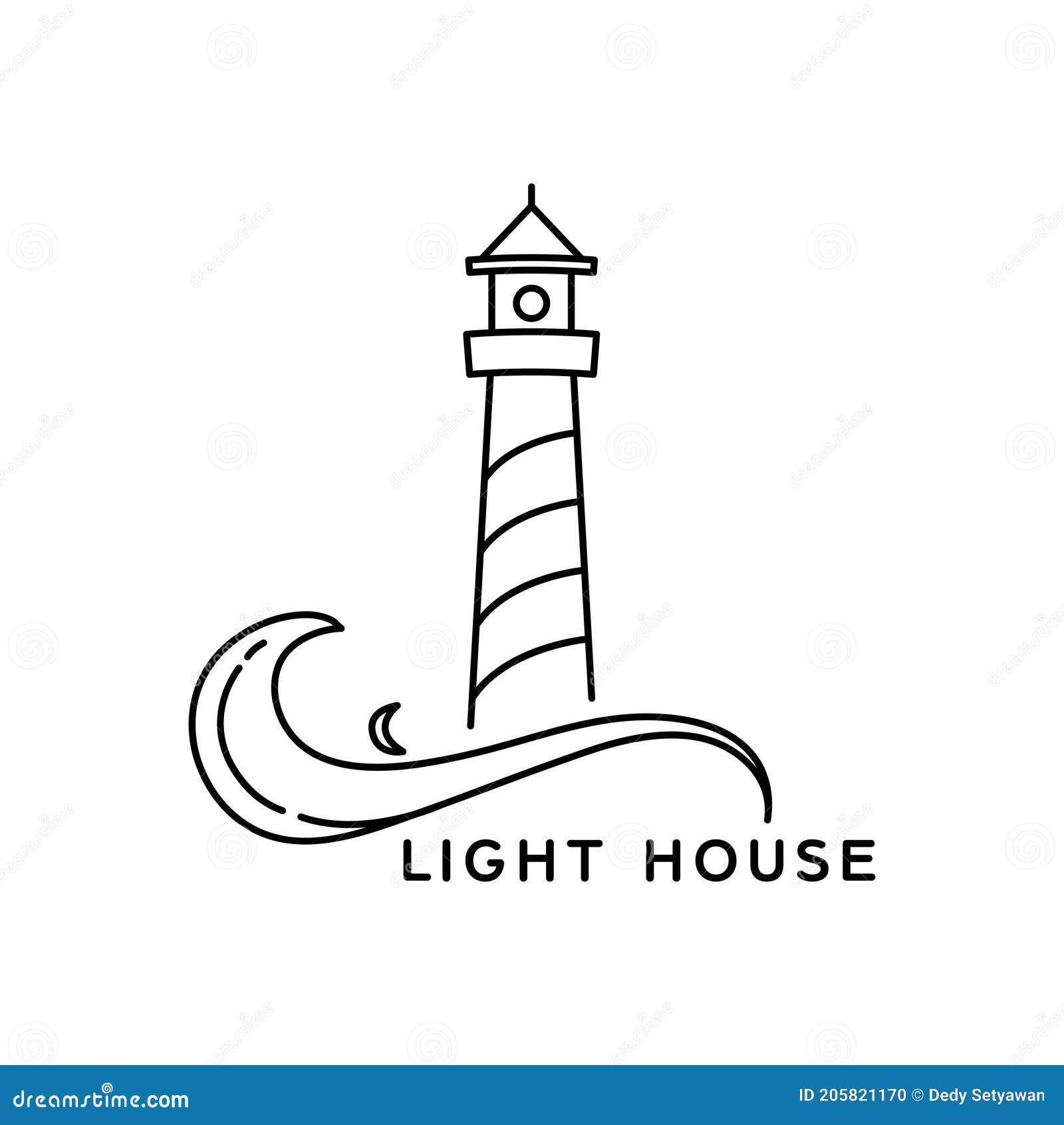 Simple Lighthouse Vector