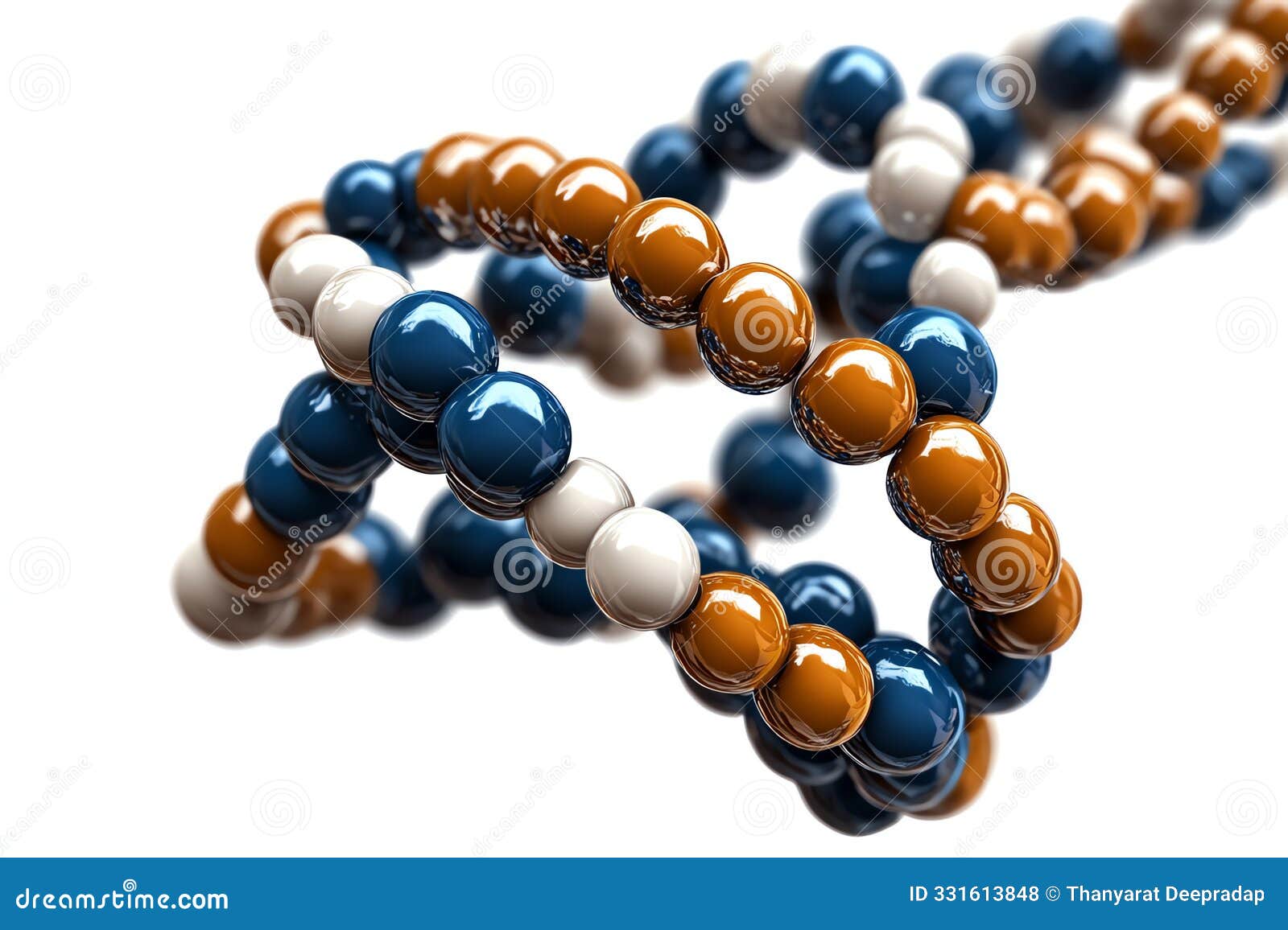 A Simple Line Drawing of a Molecule of RNA, Focusing on Its Single ...