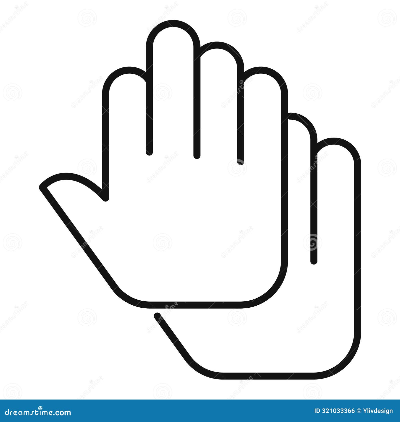 Two Hands Clapping Linear Icon Stock Vector - Illustration of graphic ...