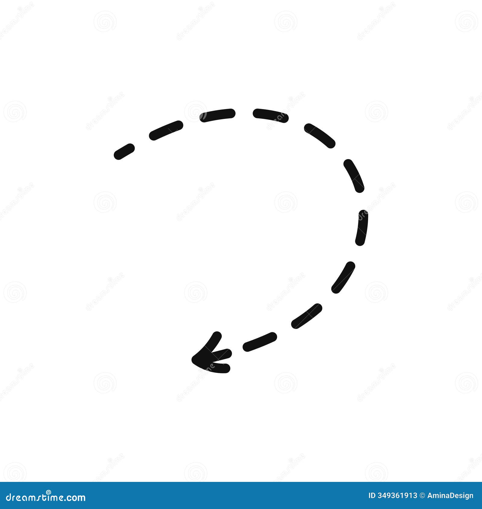 Simple Line Hand Drawn Black Arrow Stock Vector - Illustration of ...