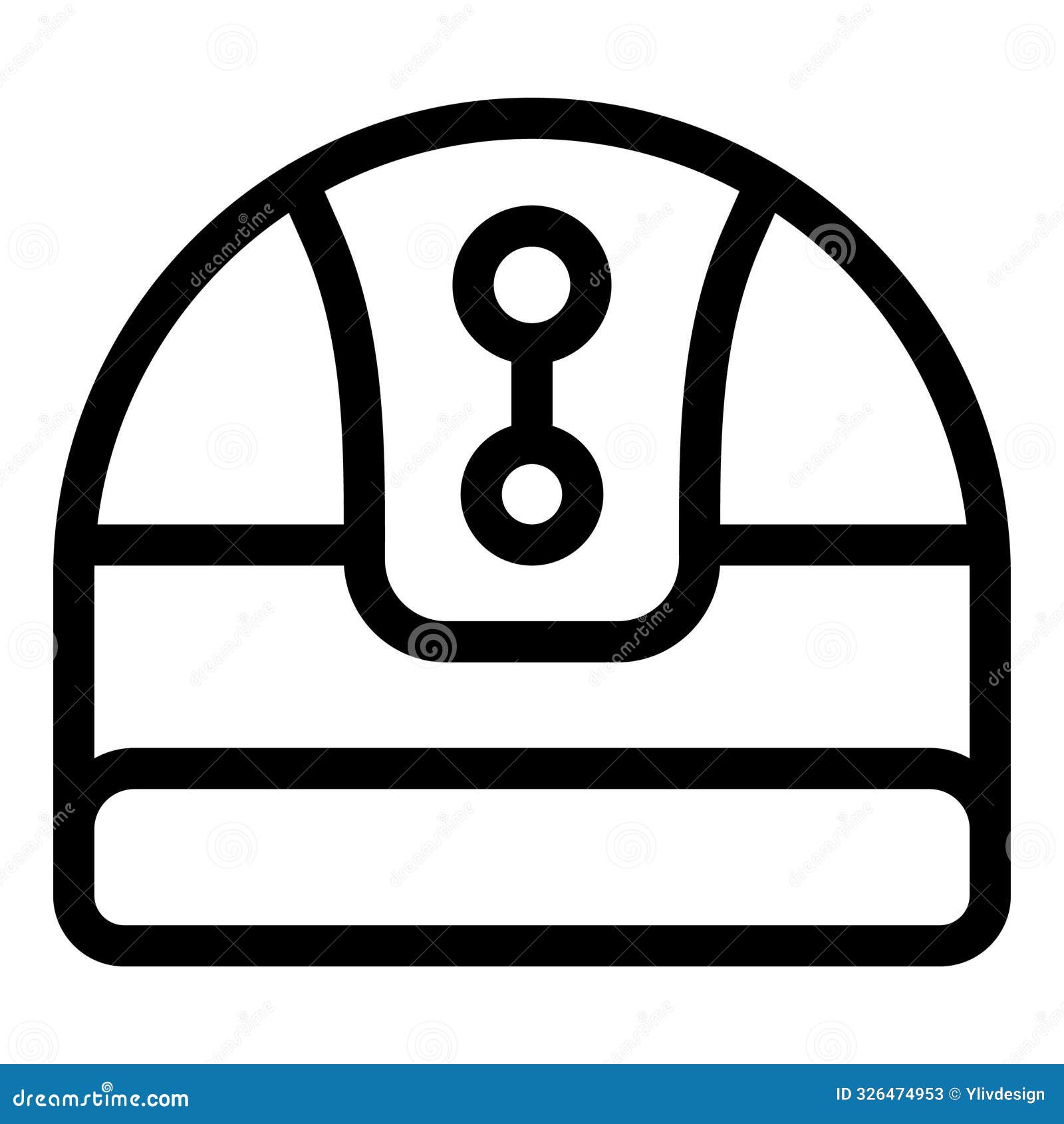 Engineer Hard Hat Representing Construction and Safety Icon Stock ...