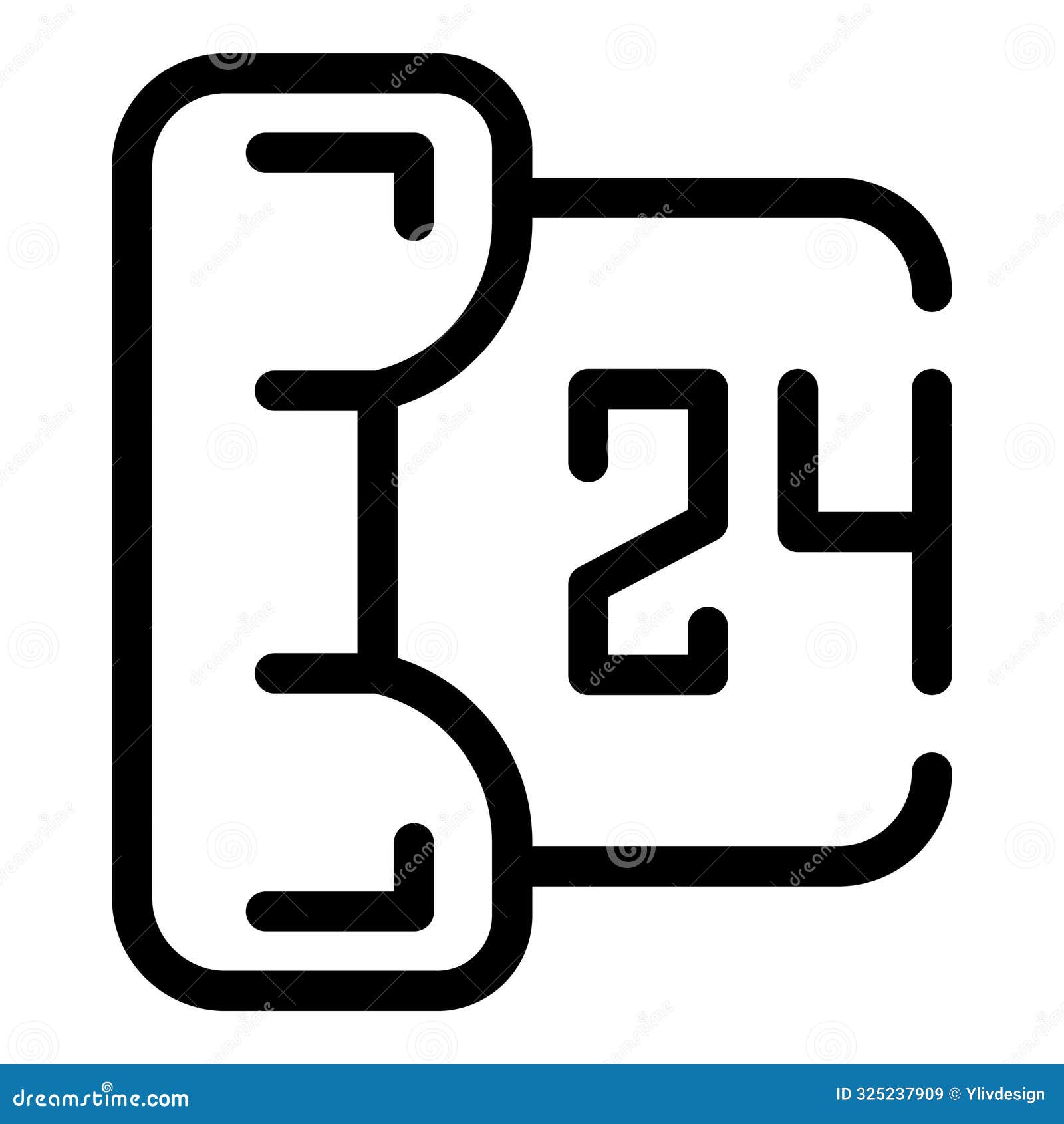 Simple Line Icon Representing the Concept of Being Available Around the ...