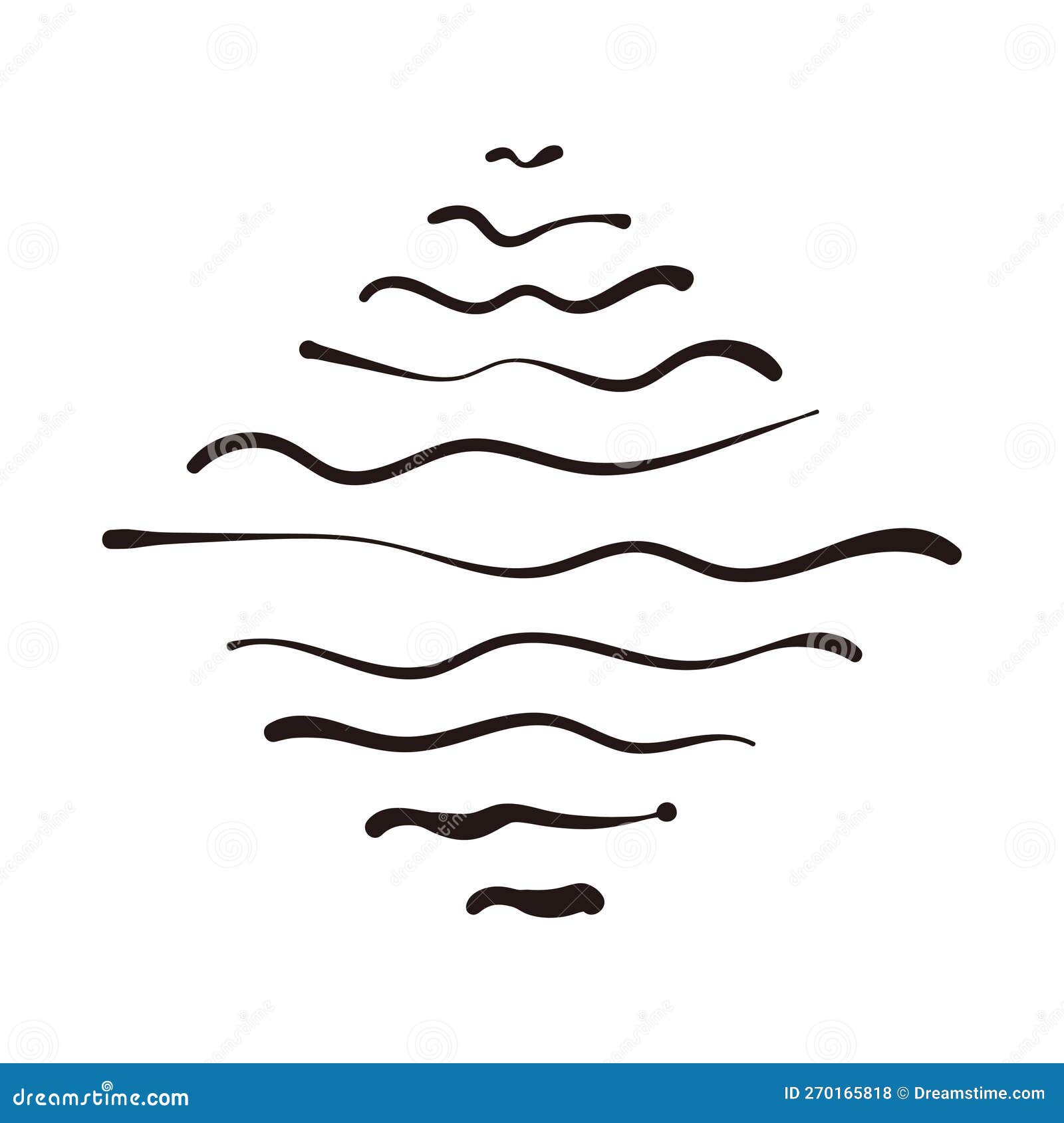 Simple Line Vector Decorative Elements Stock Vector - Illustration of ...