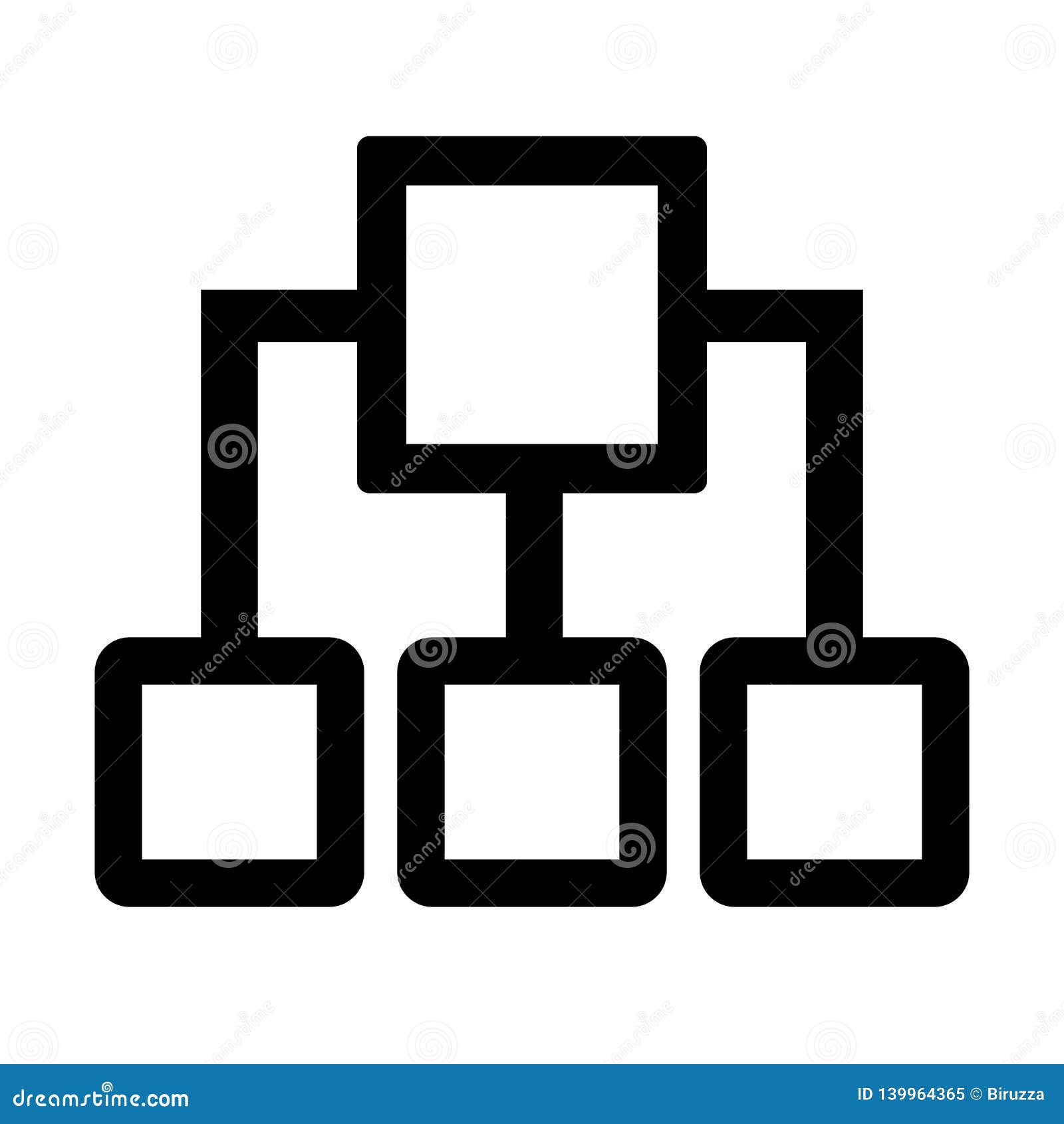 Simple And Linear Circuit In The Form Of Squares Generalization Algorithm Programming Stock 9865