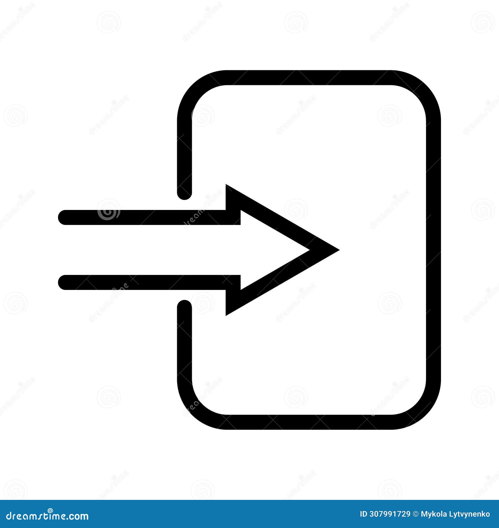 Simple Linear Paste Icon Document Information Insert Paste Data Stock ...