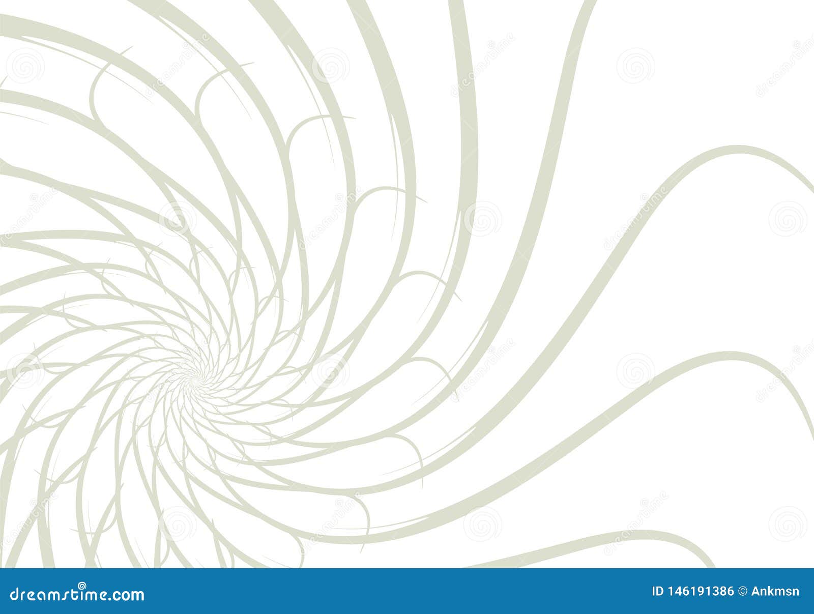 Simple Lines Background Abstract. White Trendy Pattern Spiral Vector ...