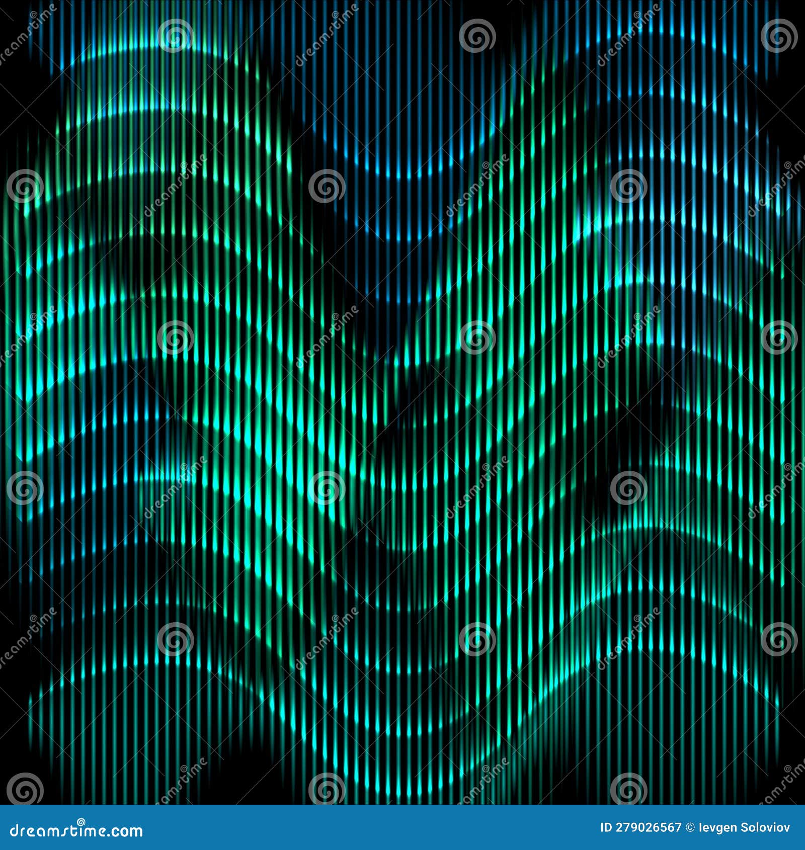 Simple Lines Green Wave Background Stock Vector - Illustration of grey ...