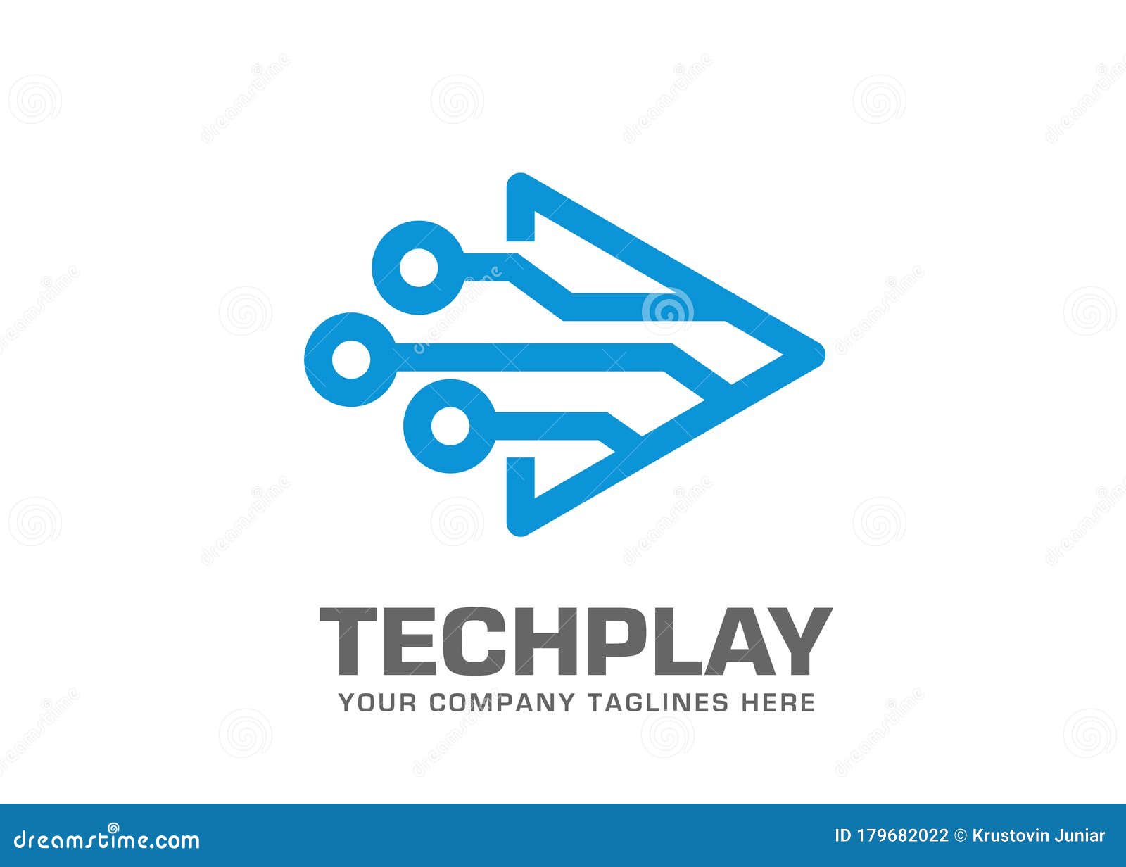 Simple Lines Media Tech Logo Stock Vector - Illustration of fast ...