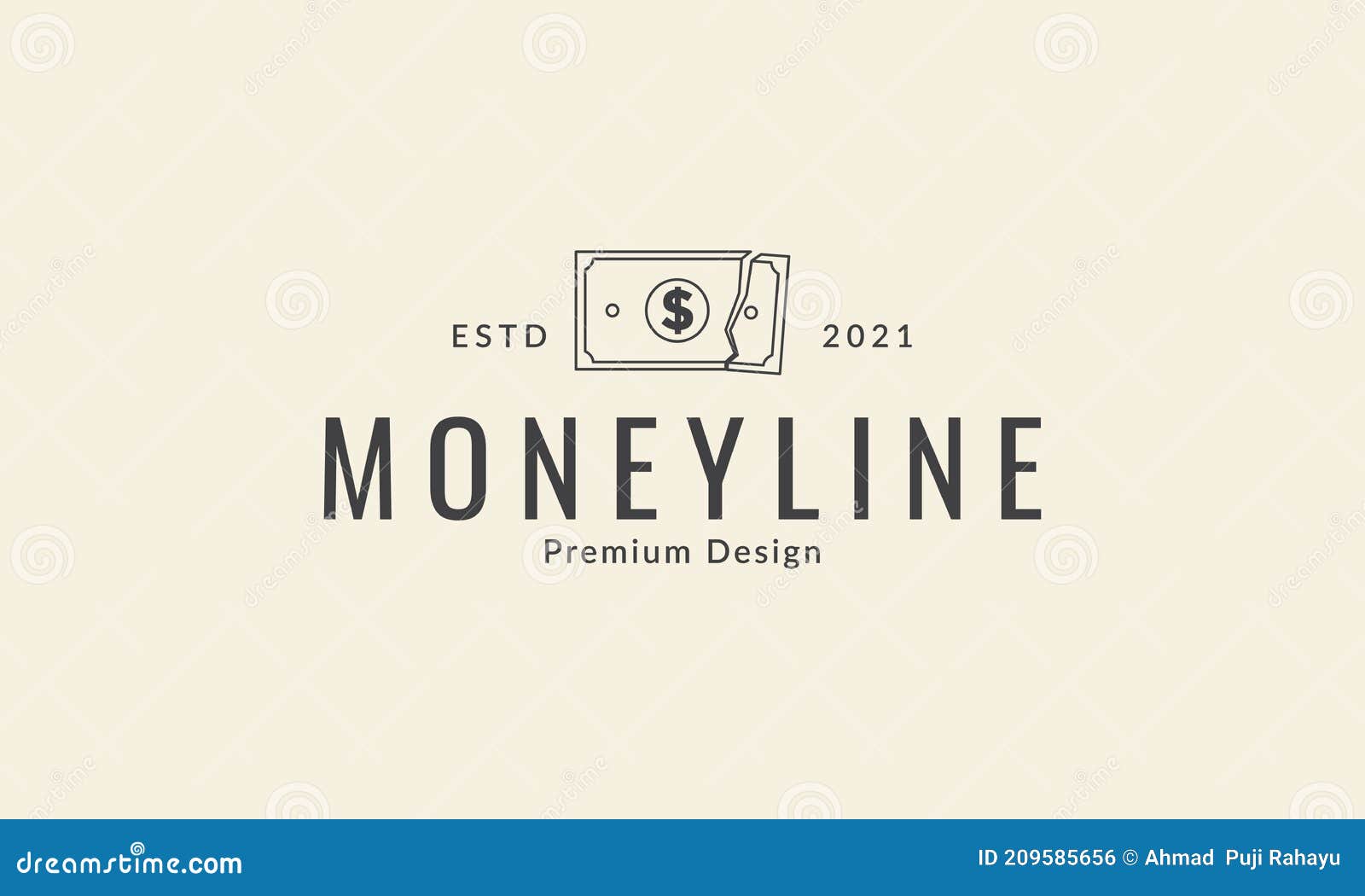 Simple Lines Money Broken Logo Vector Icon Symbol Graphic Design ...