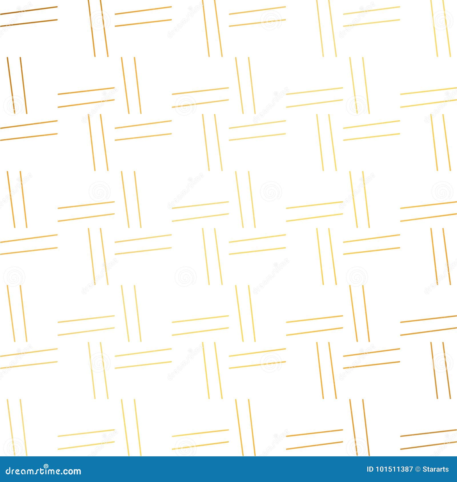 Simple Lines Pattern in Golden Color Stock Vector - Illustration of ...