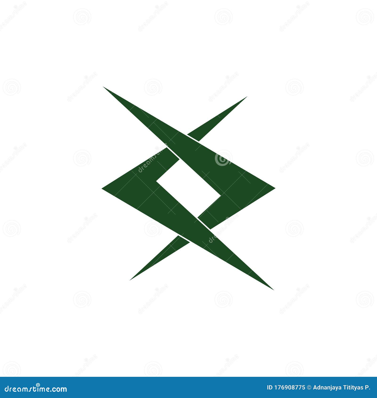 Simple Linked Arrows Monogram Logo Vector Stock Vector - Illustration ...