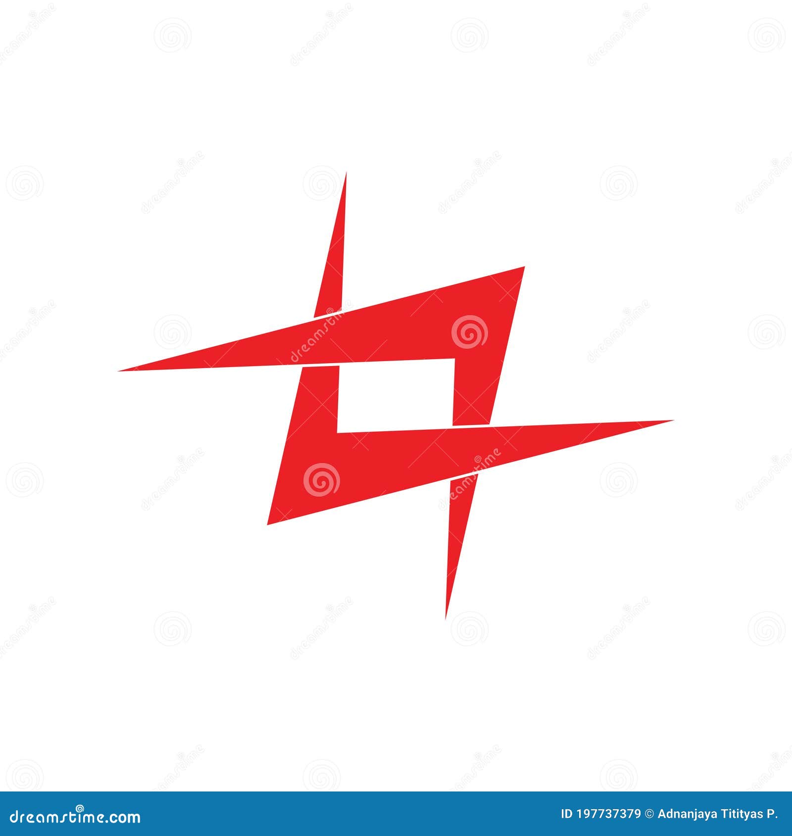 Simple Linked Arrows Monogram Logo Vector Stock Vector - Illustration ...