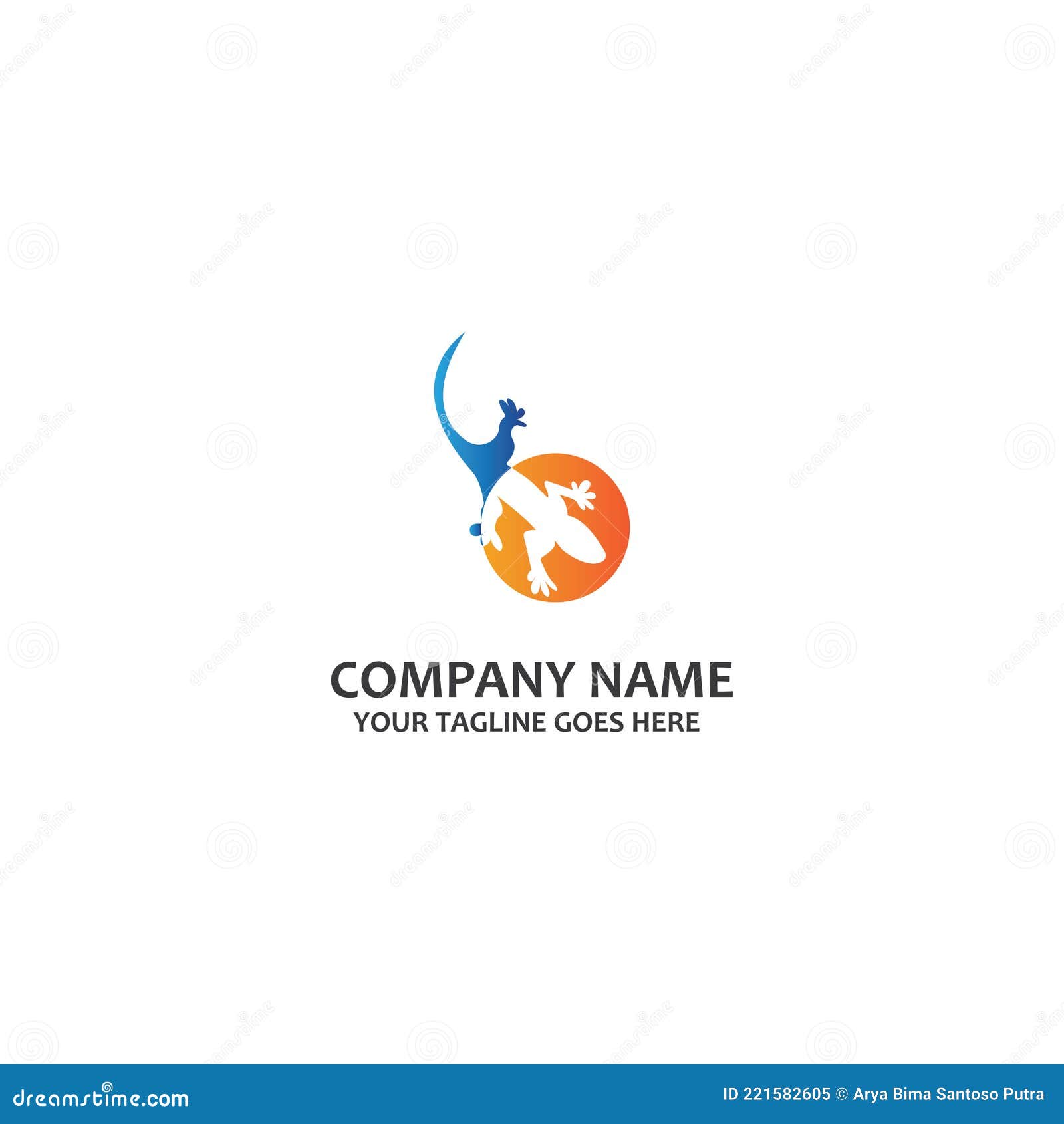 Simple Lizard Vector Icon Logo Stock Vector - Illustration of foot ...