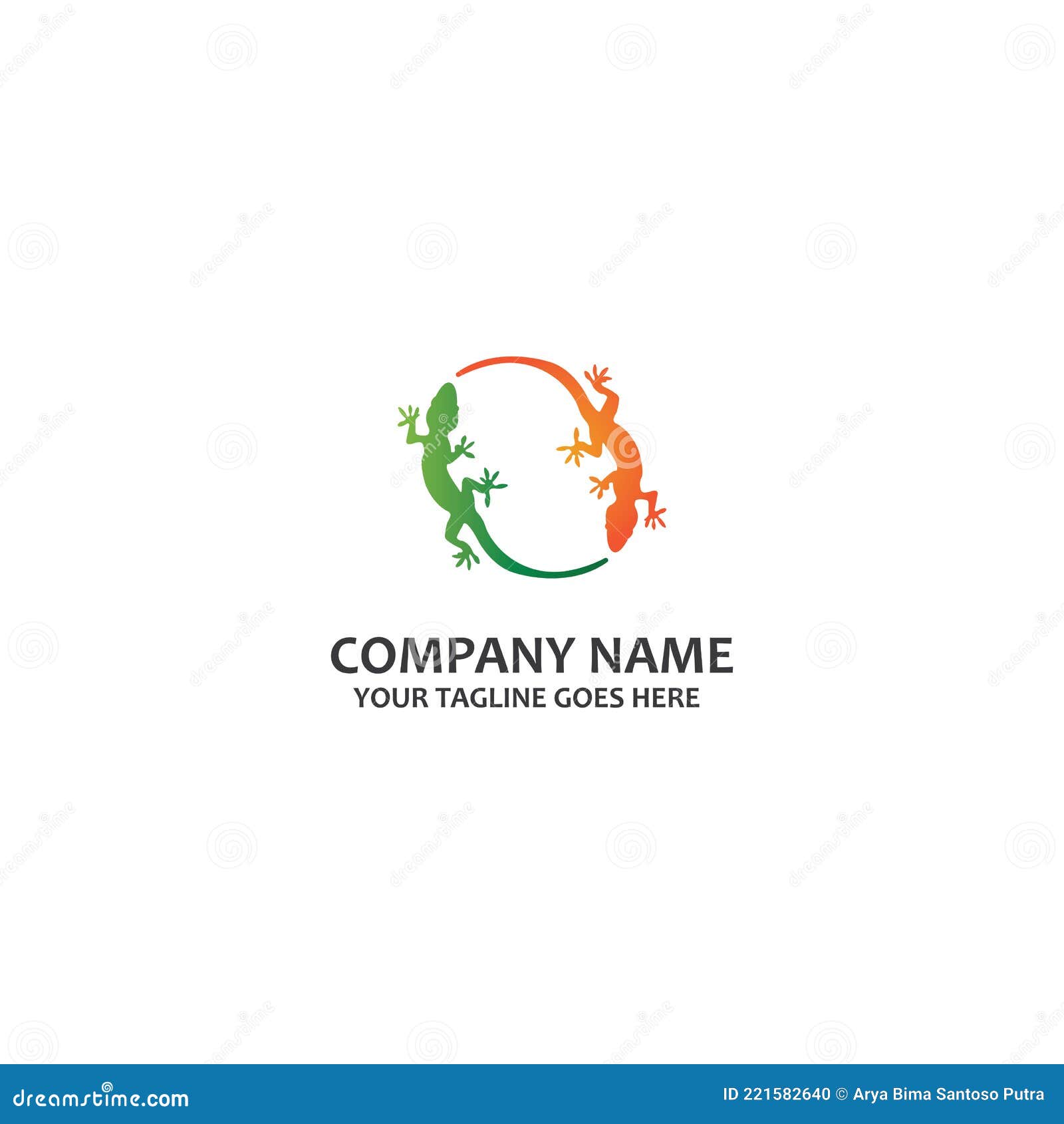 Simple Lizard Vector Icon Logo Stock Vector - Illustration of gecko ...