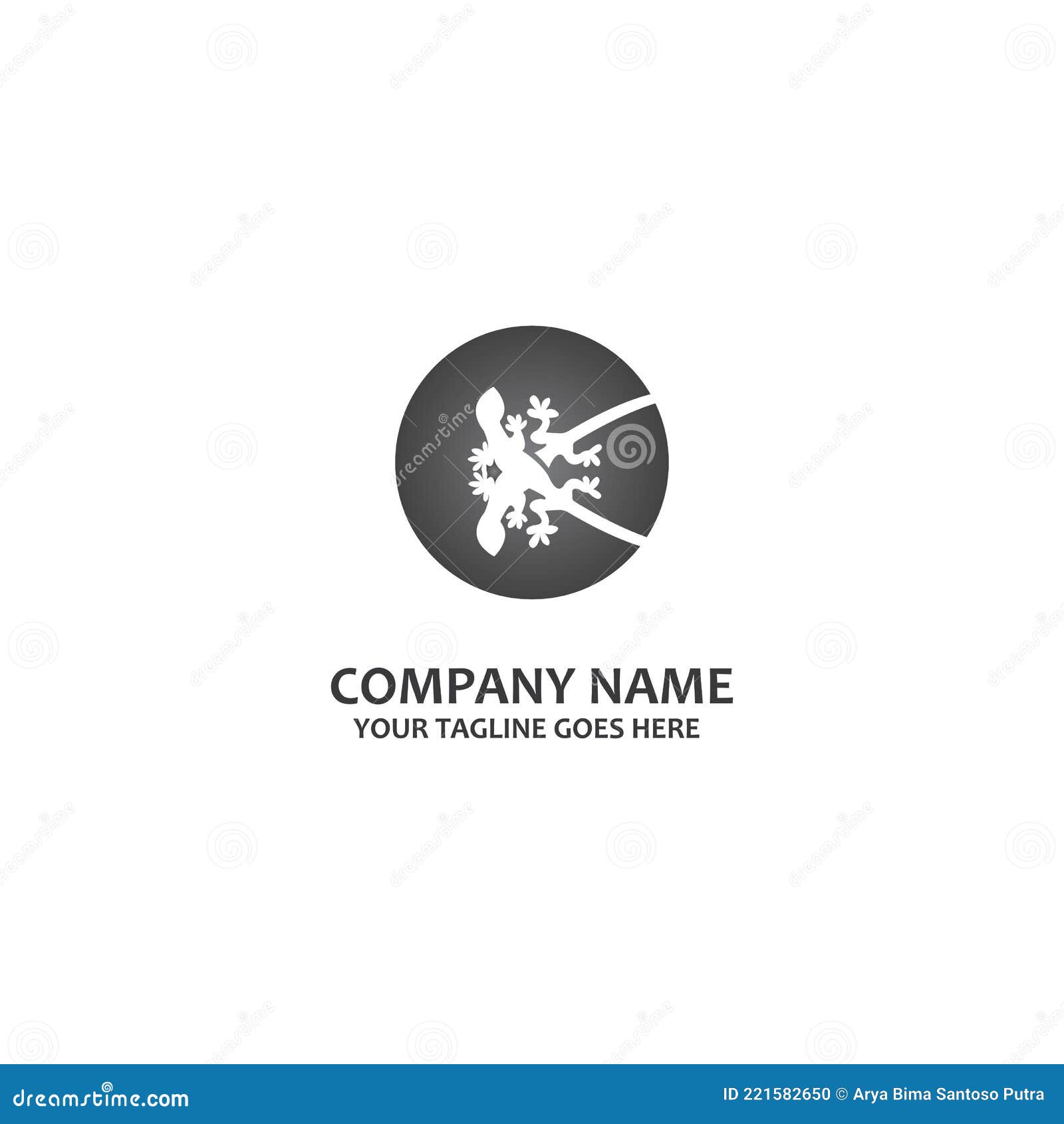 Simple Lizard Vector Icon Logo Stock Vector - Illustration of tattoo ...