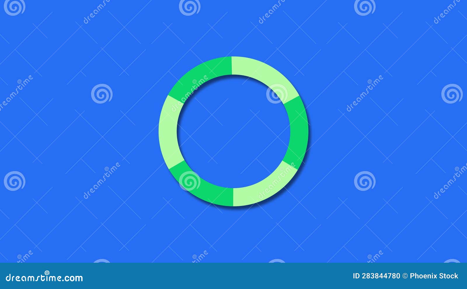 SIMPLE LOADING ICON in GREEN SCREEN. LOADING SYMBOL Stock Illustration ...