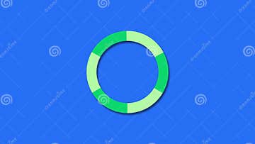SIMPLE LOADING ICON in GREEN SCREEN. LOADING SYMBOL Stock Illustration ...