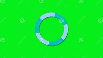 SIMPLE LOADING ICON in GREEN SCREEN. LOADING SYMBOL Stock Illustration ...