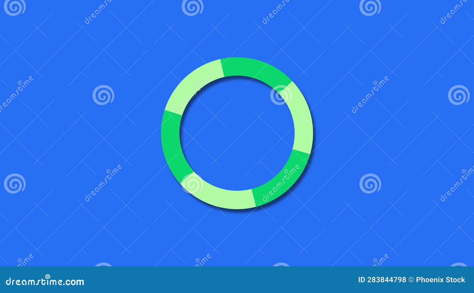 SIMPLE LOADING ICON in GREEN SCREEN. LOADING SYMBOL Stock Illustration ...
